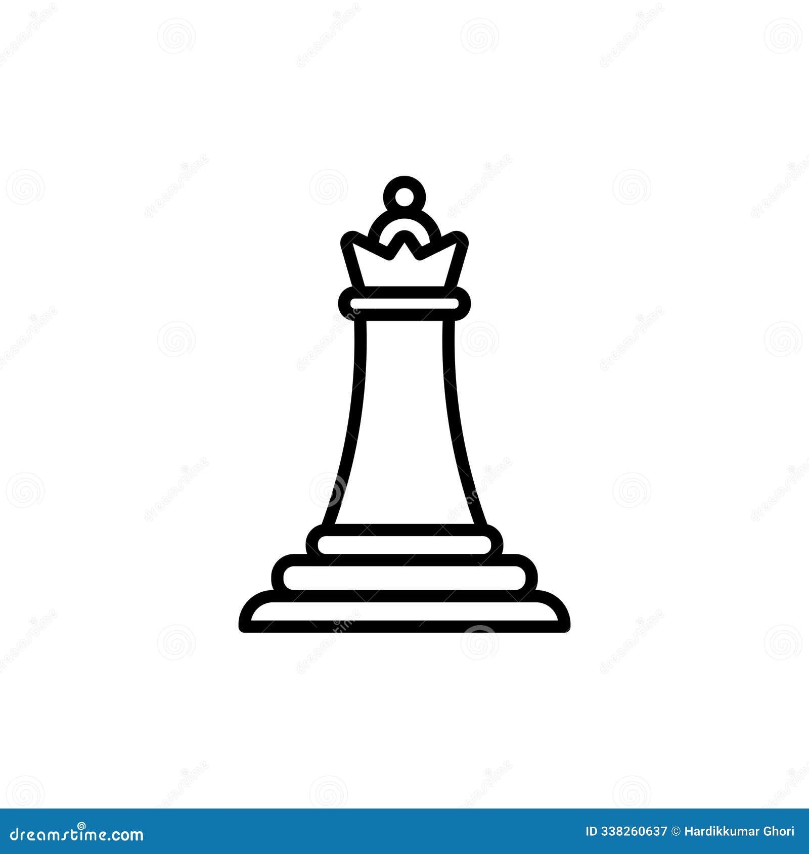 Queen Icon, Cartoon Style Vector Illustration | CartoonDealer.com #79445108