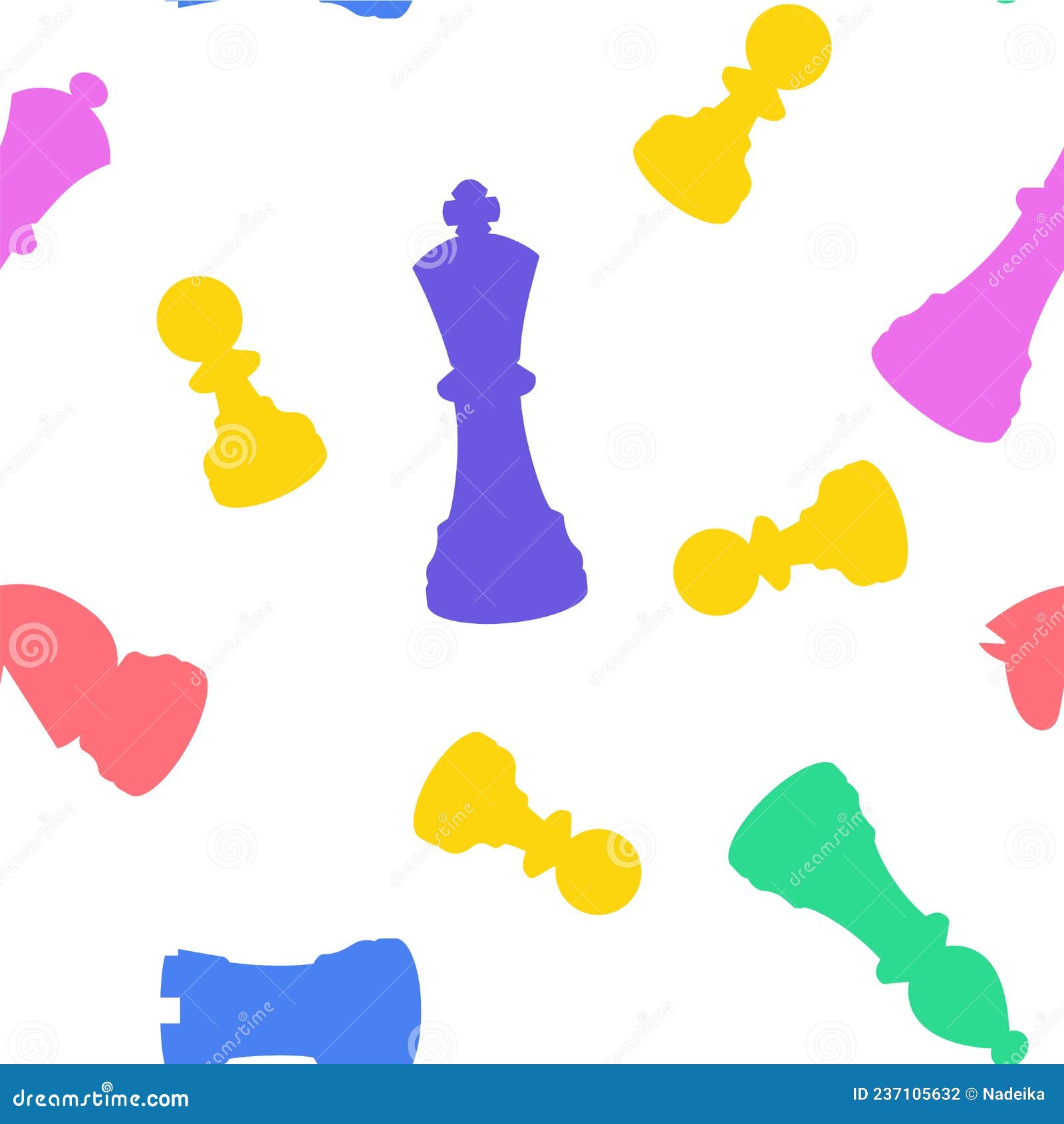 Chess seamless pattern stock vector. Illustration of square - 237105632