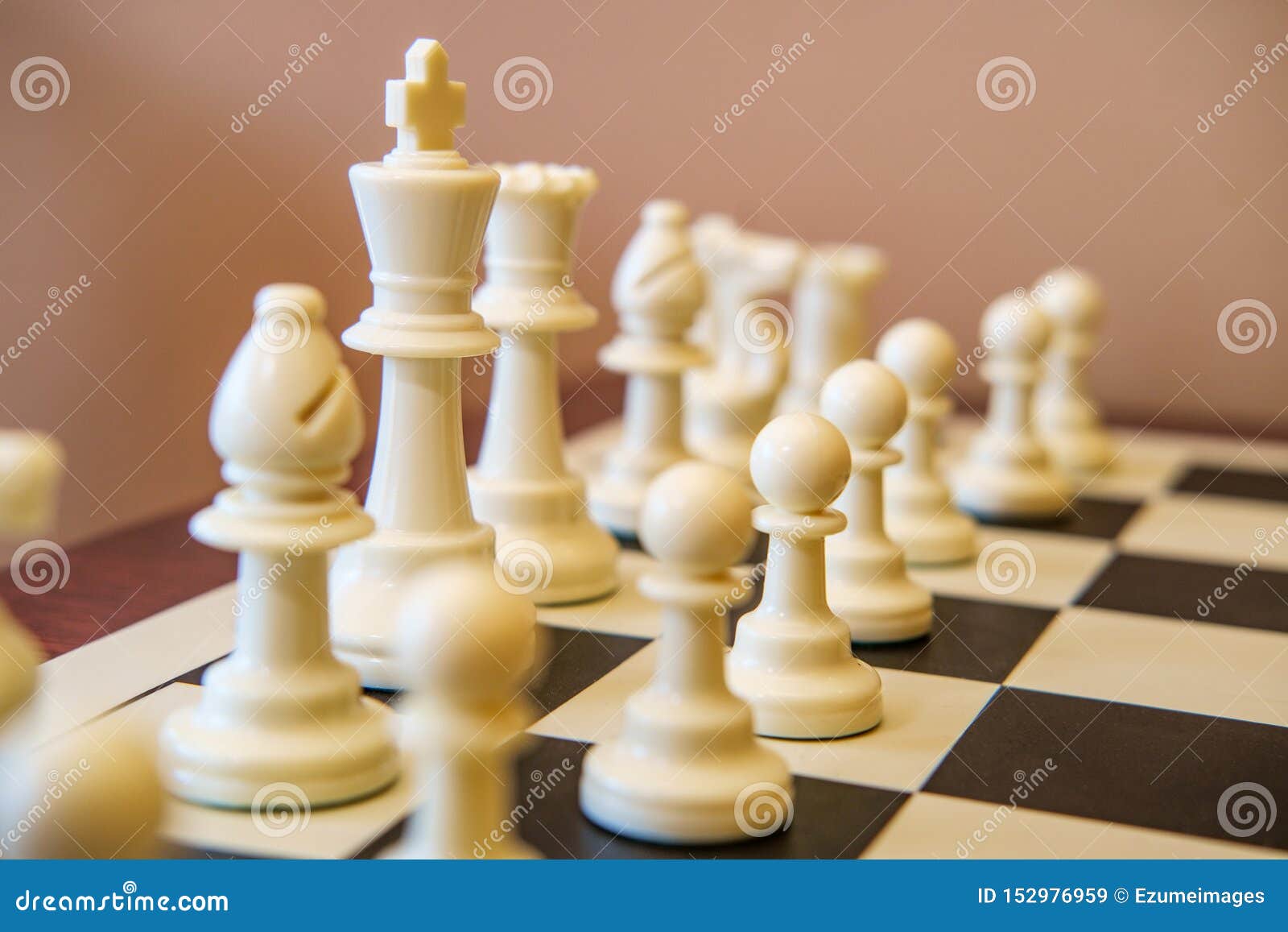 Chess Set Up Beginning stock image. Image of match, tactical - 152976959