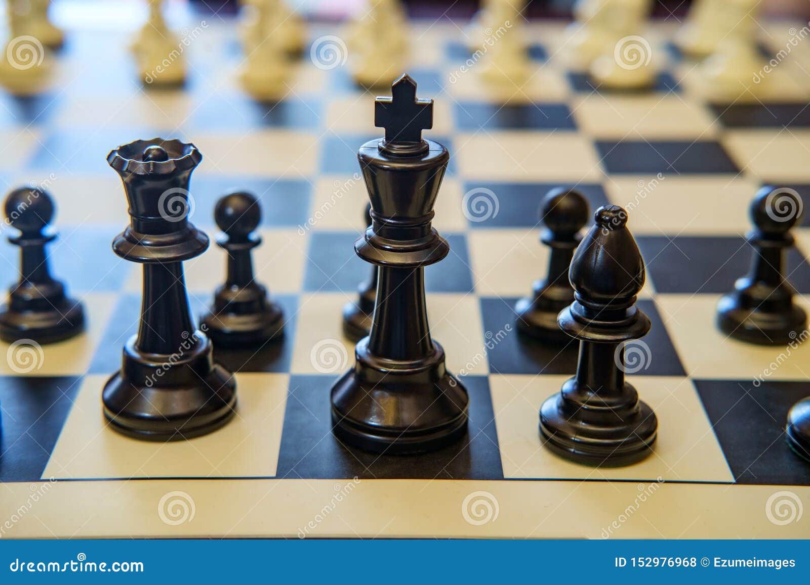 Chess Set Up Beginning stock photo. Image of tactical - 152976968