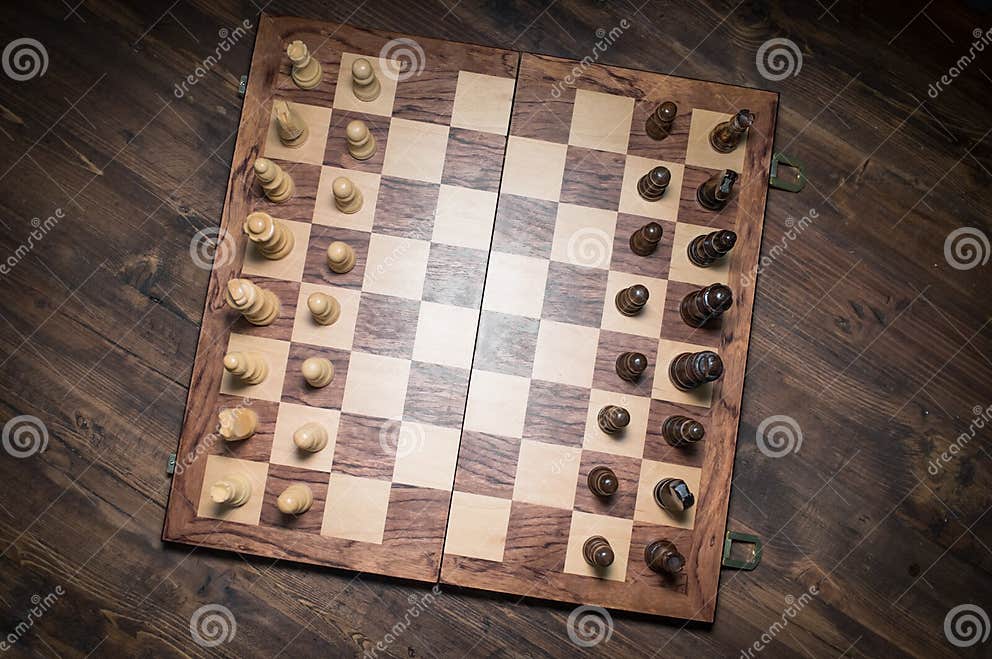 Chess Set Up Beginning stock photo. Image of german, setup - 75094502