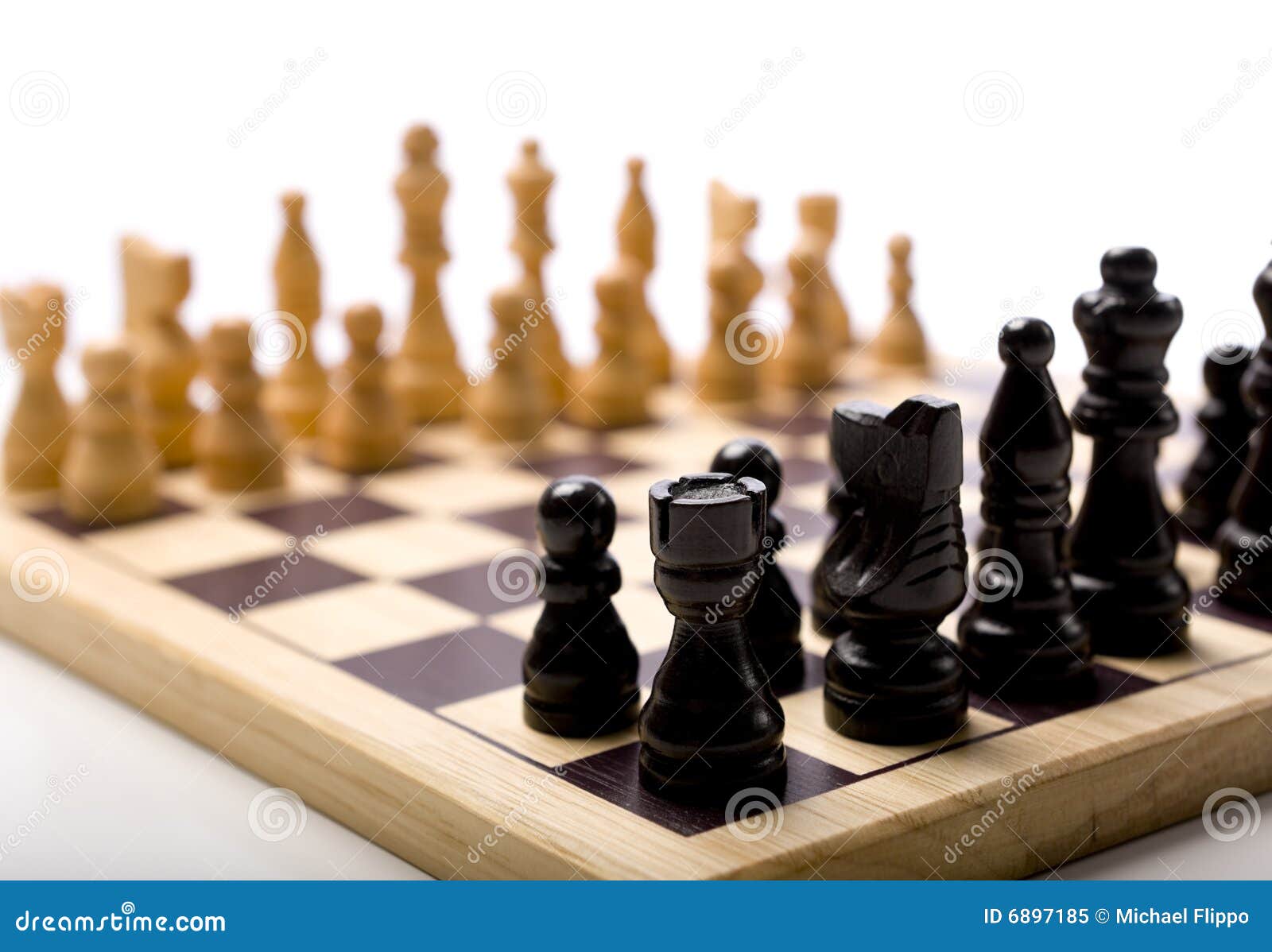 Chess Set on White Background Stock Image - Image of grouping, pieces ...