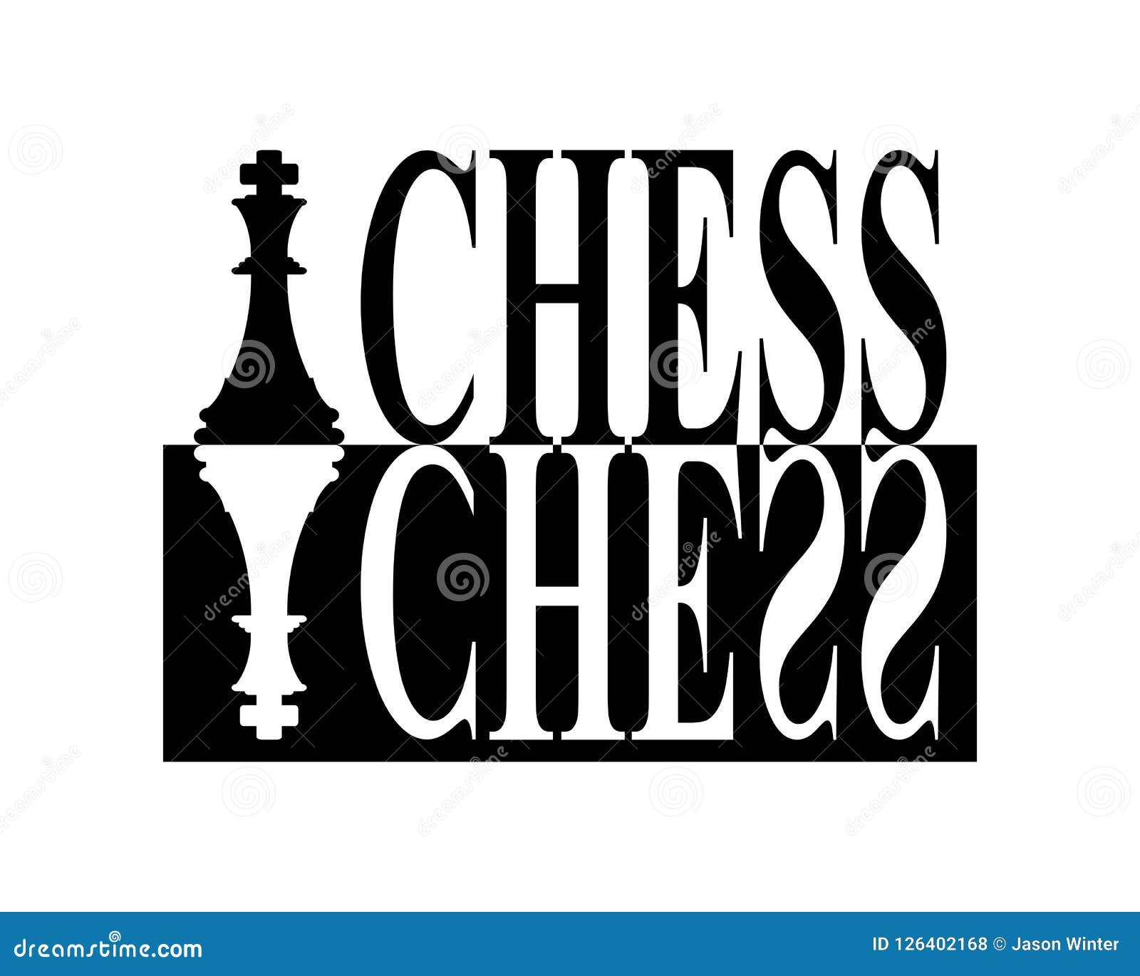Chess Sign stock vector. Illustration of success, club - 126402168