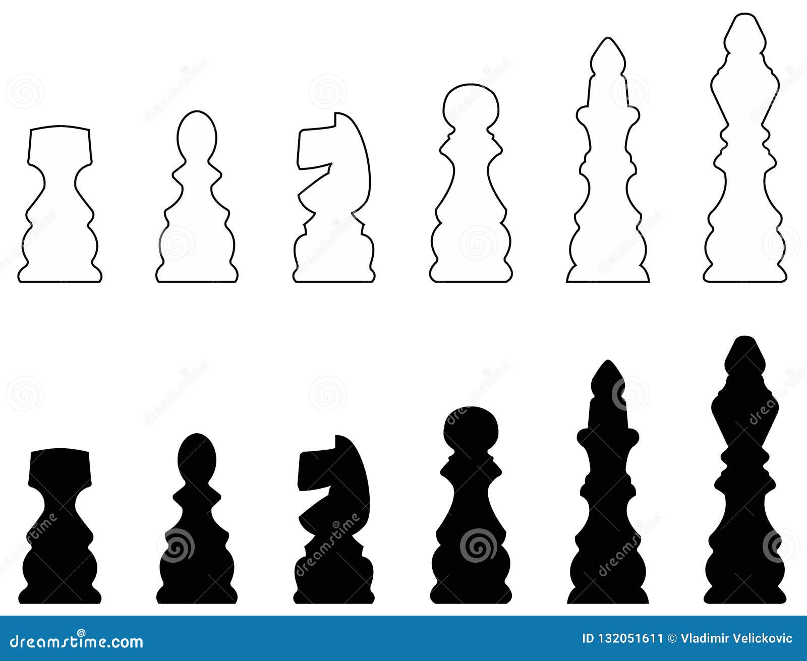 Chess Silhouette - Two-player Strategy Board Game Played On A ...
