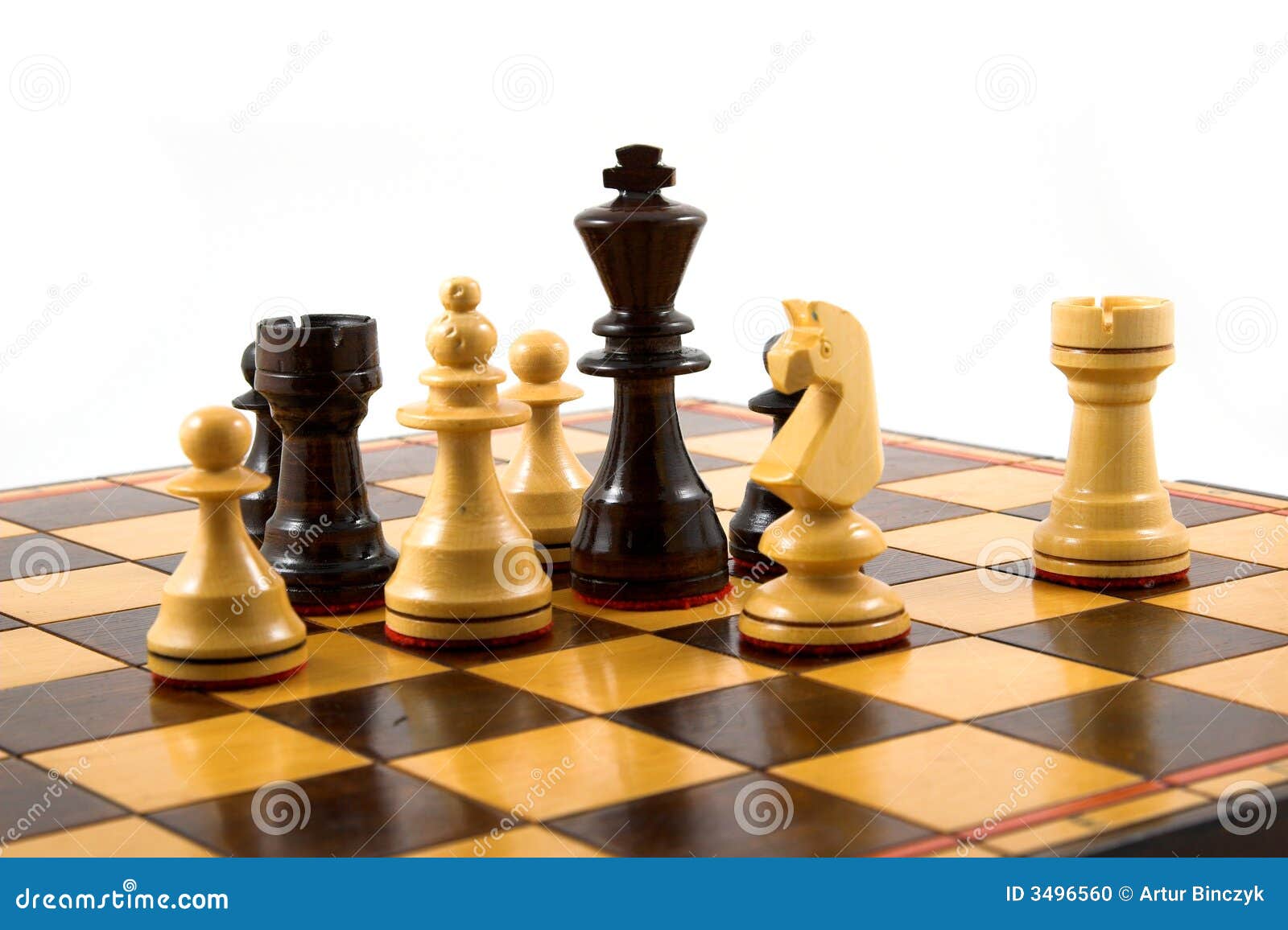 Chess situation stock photo. Image of decision, competition - 3496560
