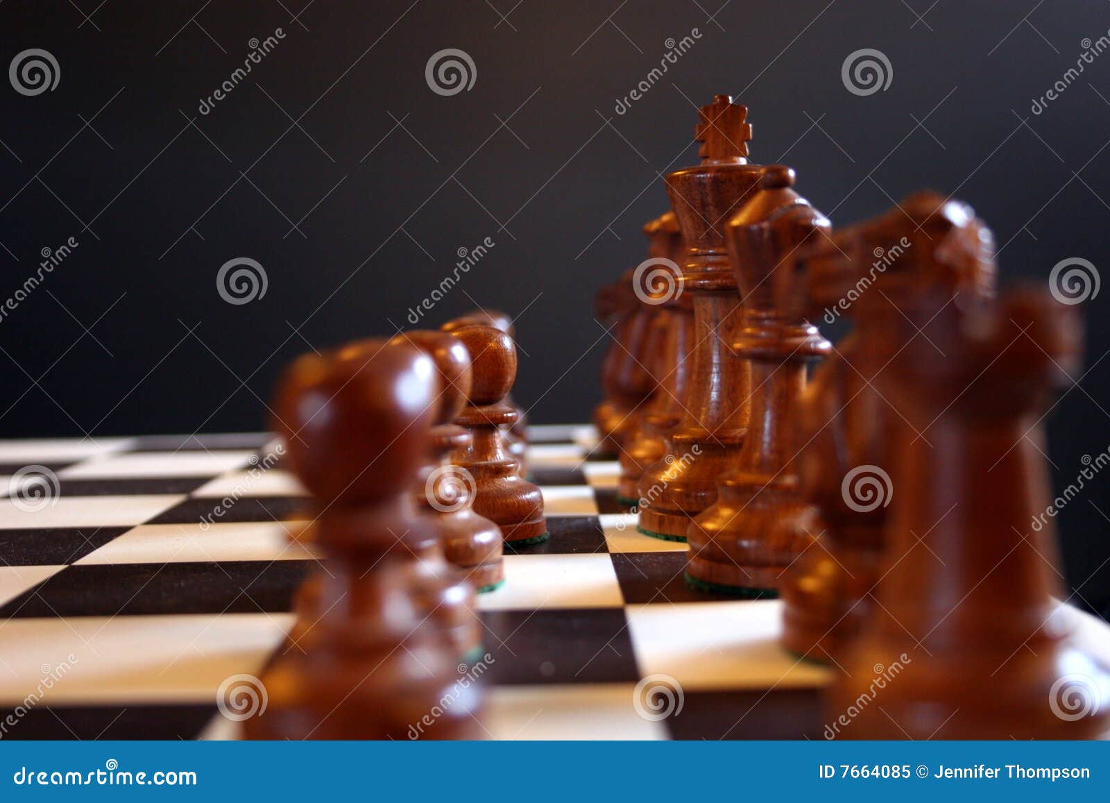 Chess, the start stock image. Image of chessmen, piece - 7664085