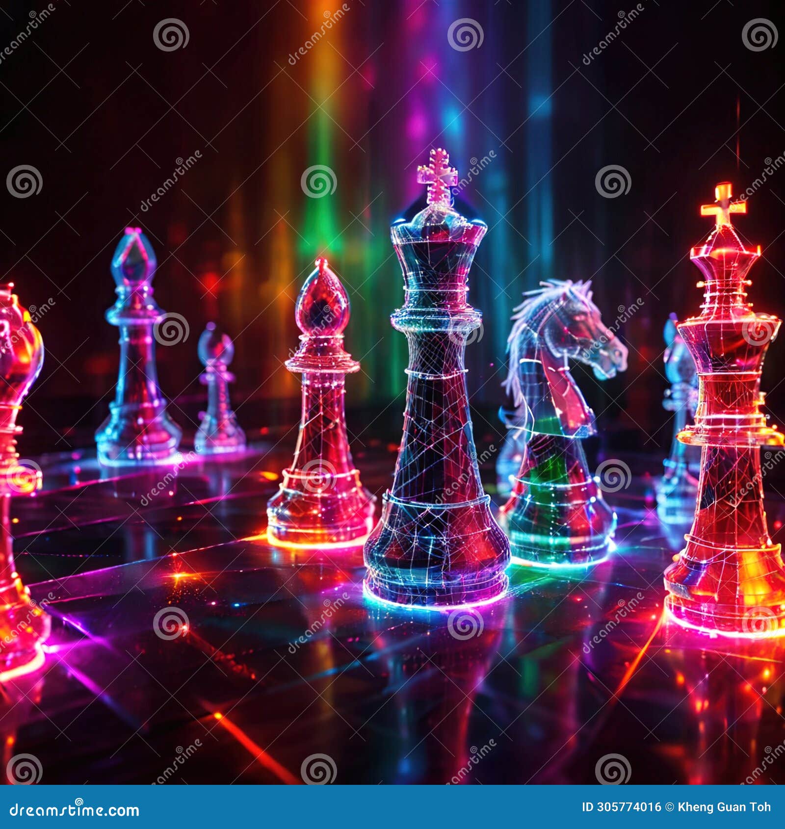 Chess Strategy Game, Virtual Digital Online Representation, Virtual ...