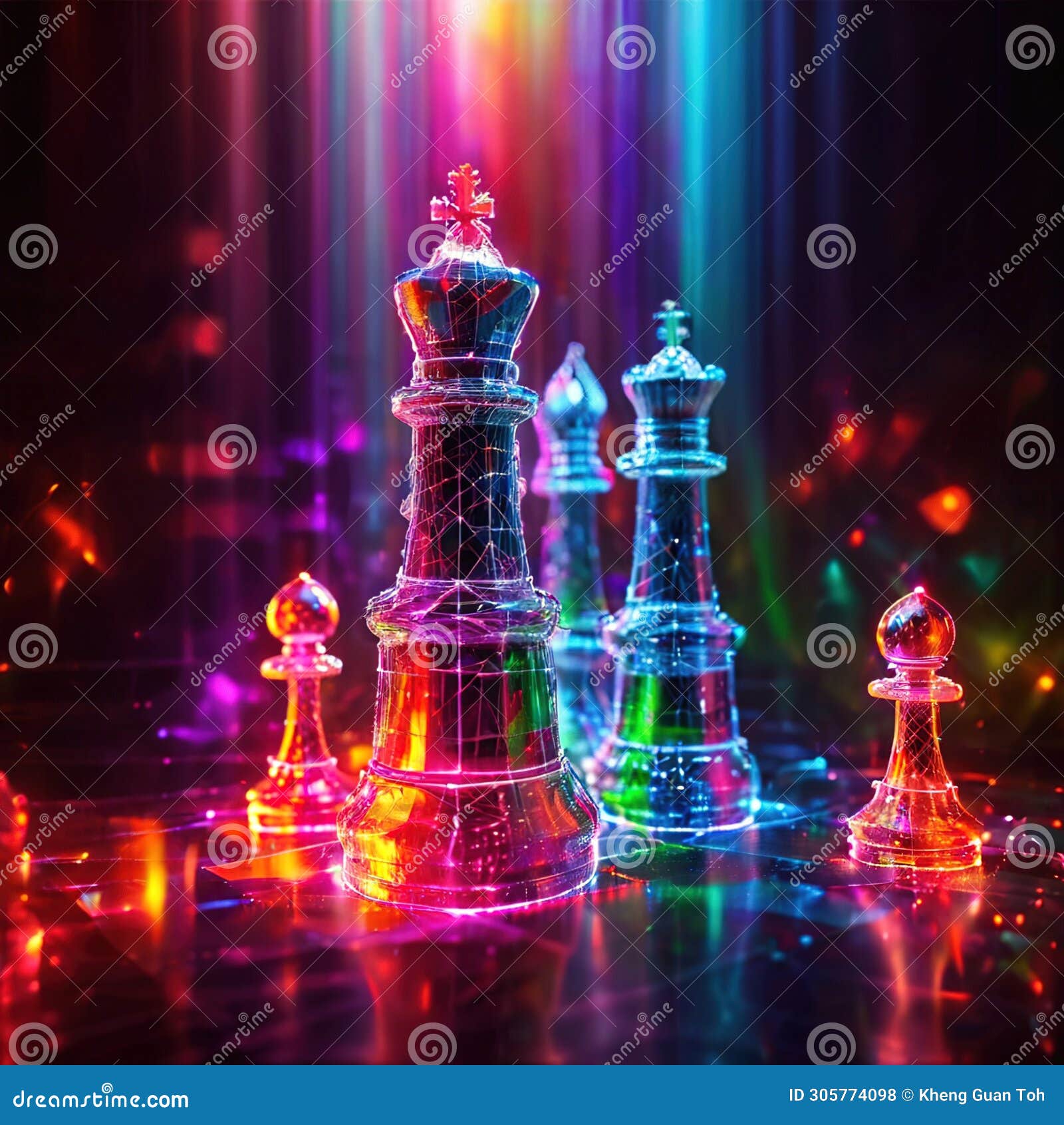 Chess Strategy Game, Virtual Digital Online Representation, Virtual ...