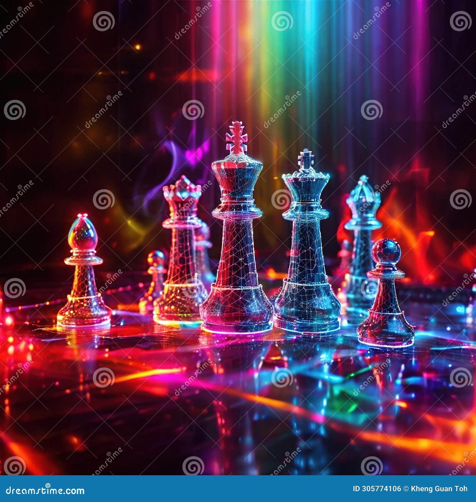 Chess Strategy Game, Virtual Digital Online Representation, Virtual ...