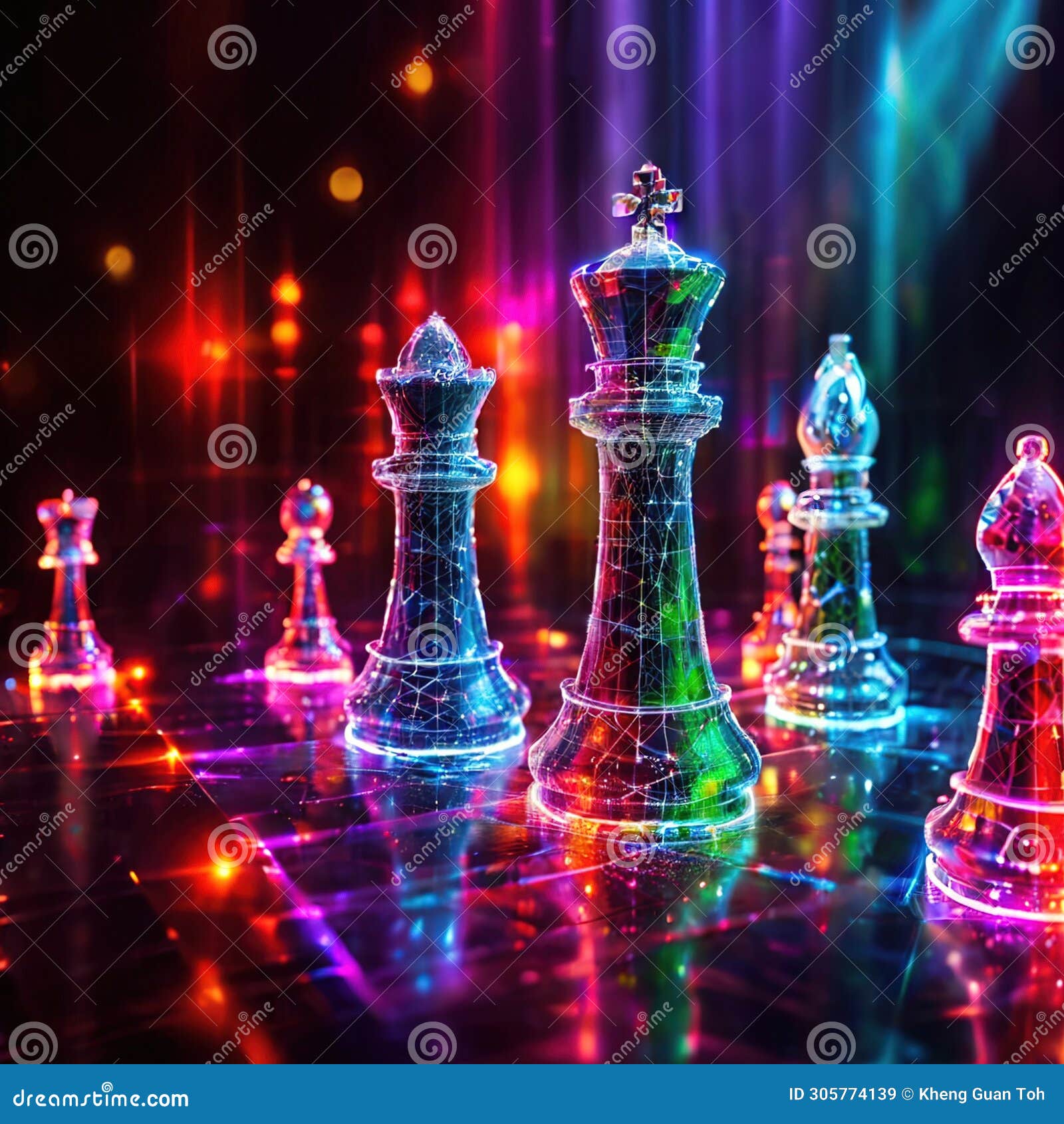 Chess Strategy Game, Virtual Digital Online Representation, Virtual ...
