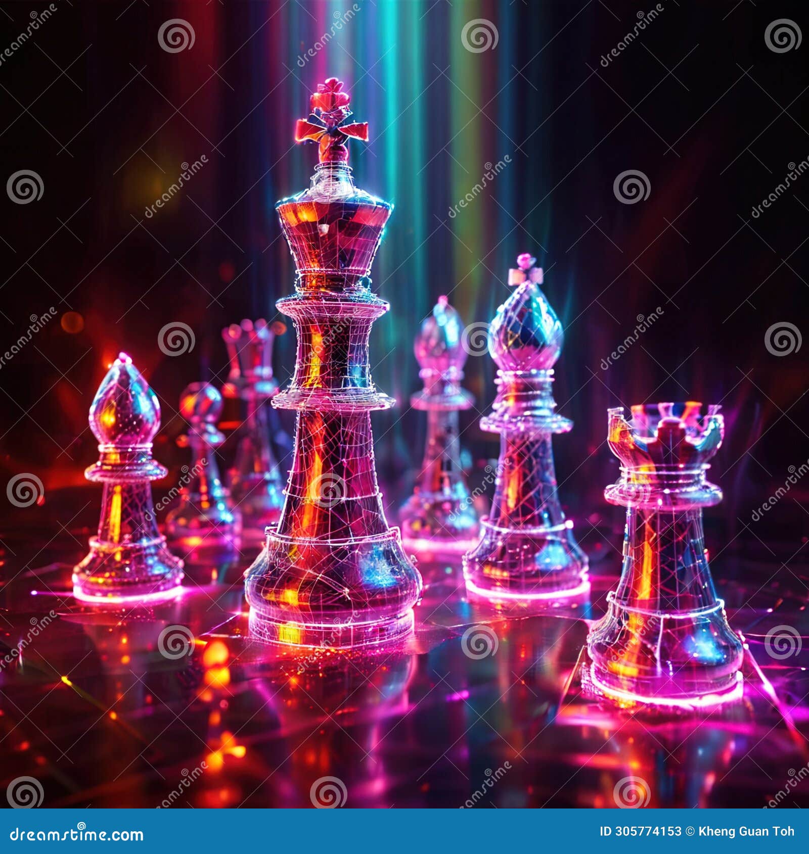 Chess Strategy Game, Virtual Digital Online Representation, Virtual ...