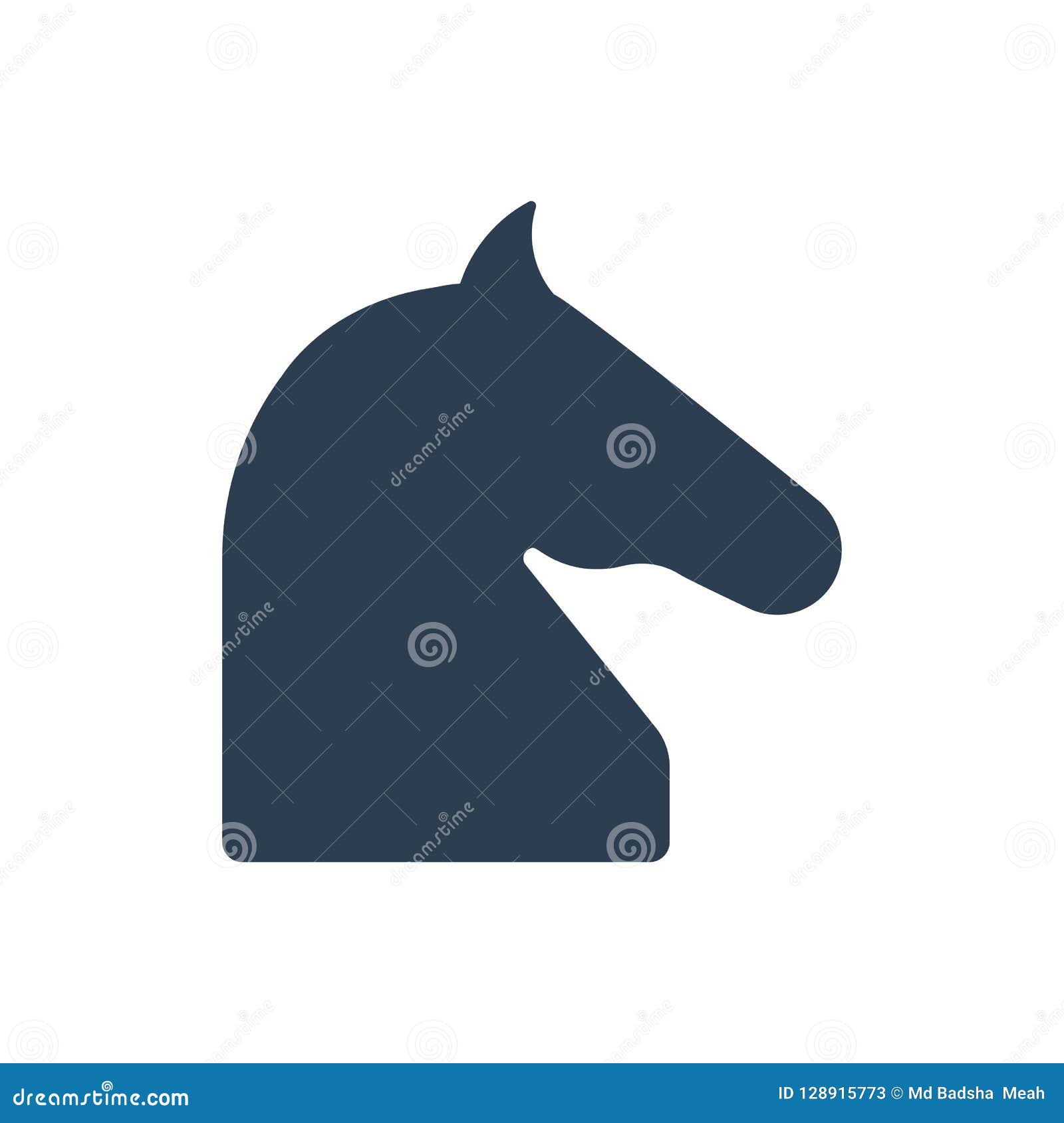 Chess, strategy icon stock vector. Illustration of planning - 128915773