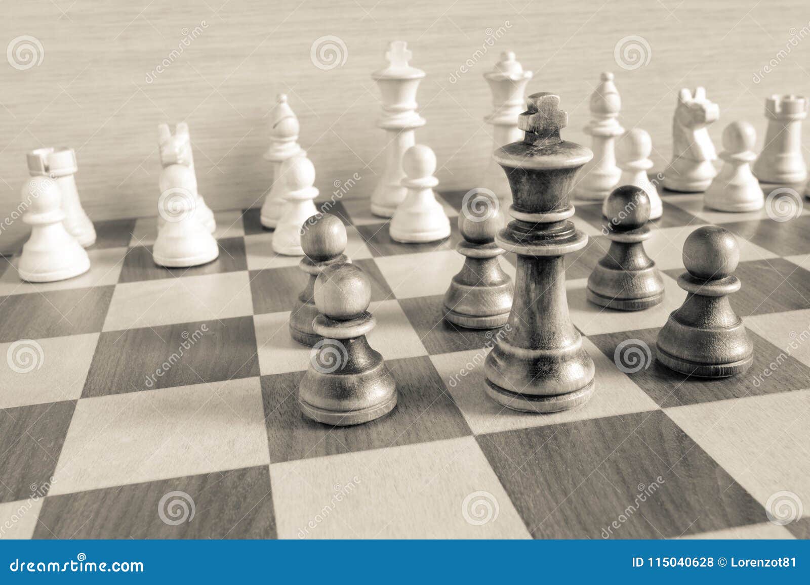 Chess Strategy: Points of View Stock Photo - Image of knight, rook ...