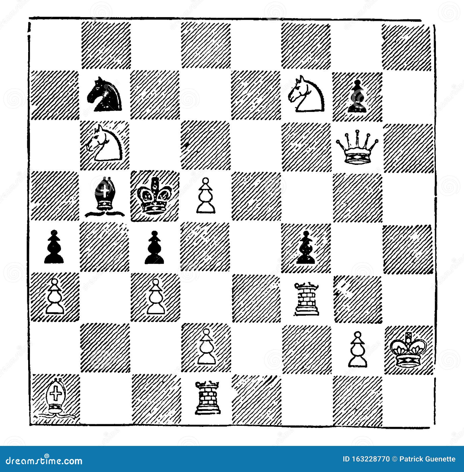 The Chess Strategy Vintage Illustration Stock Vector - Illustration of ... The Chess Strategy Vintage Illustration Stock Vector - Illustration of ...