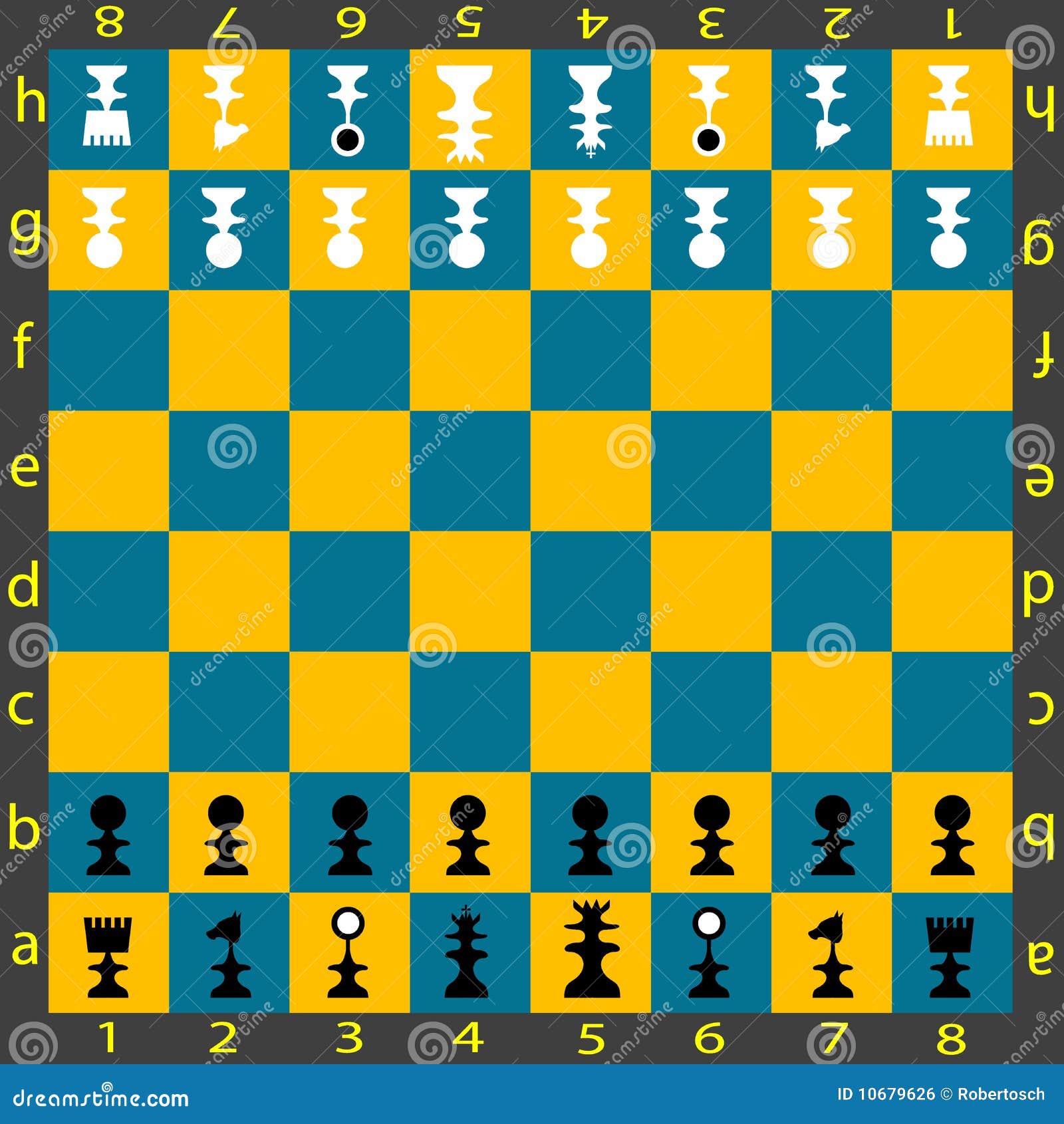 Chess table stock vector. Illustration of shape, element - 10679626