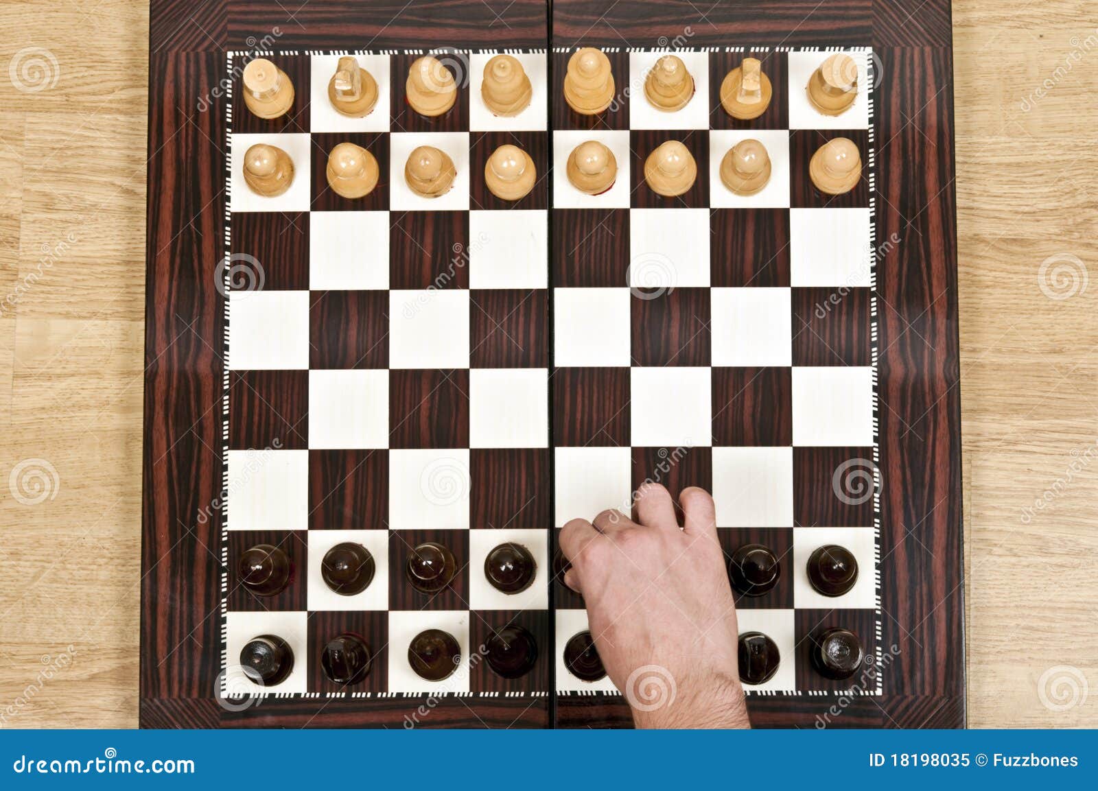 Chess table stock image. Image of competition, business - 18198035