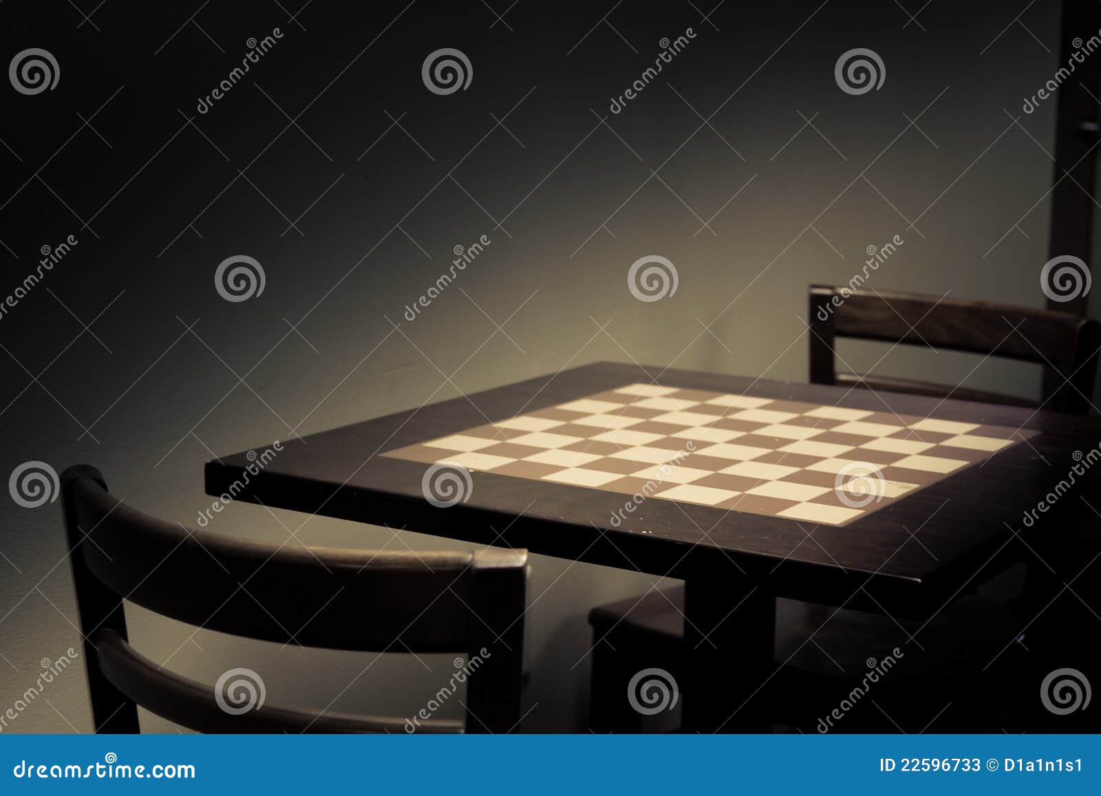 Chess Table stock image. Image of table, competition - 22596733