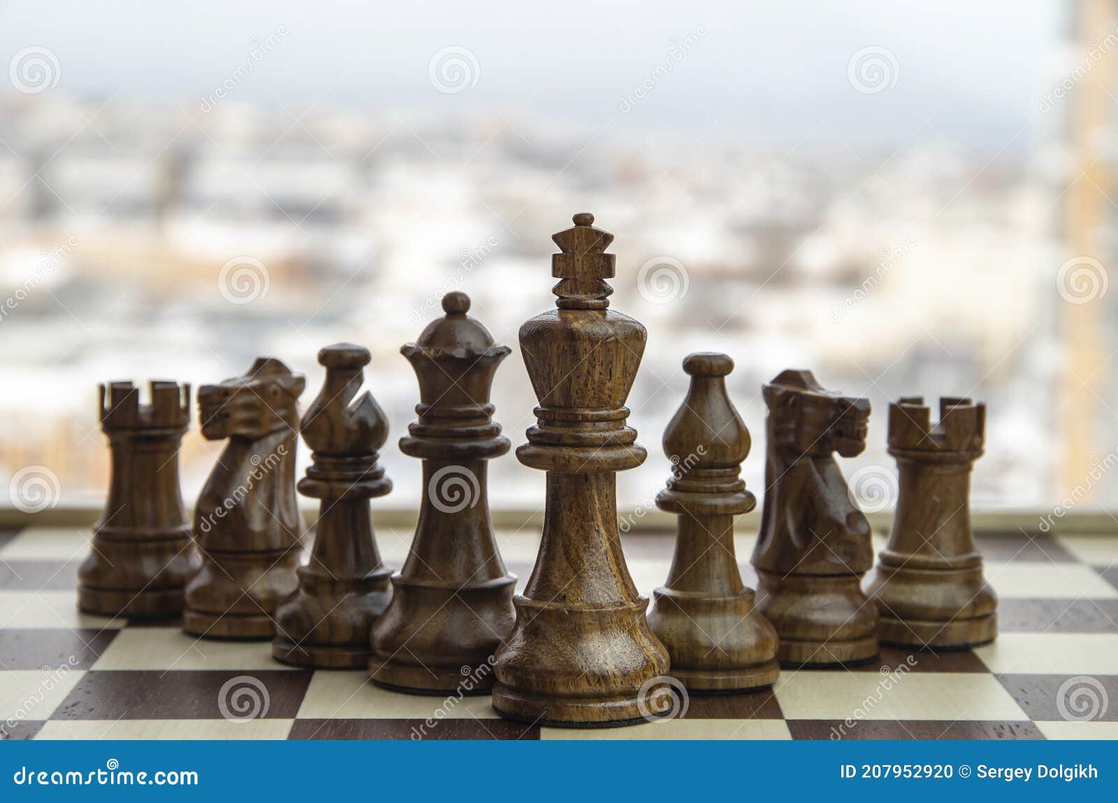 Chess Team Building Strategy - King Leadership Concept Stock Photo ...
