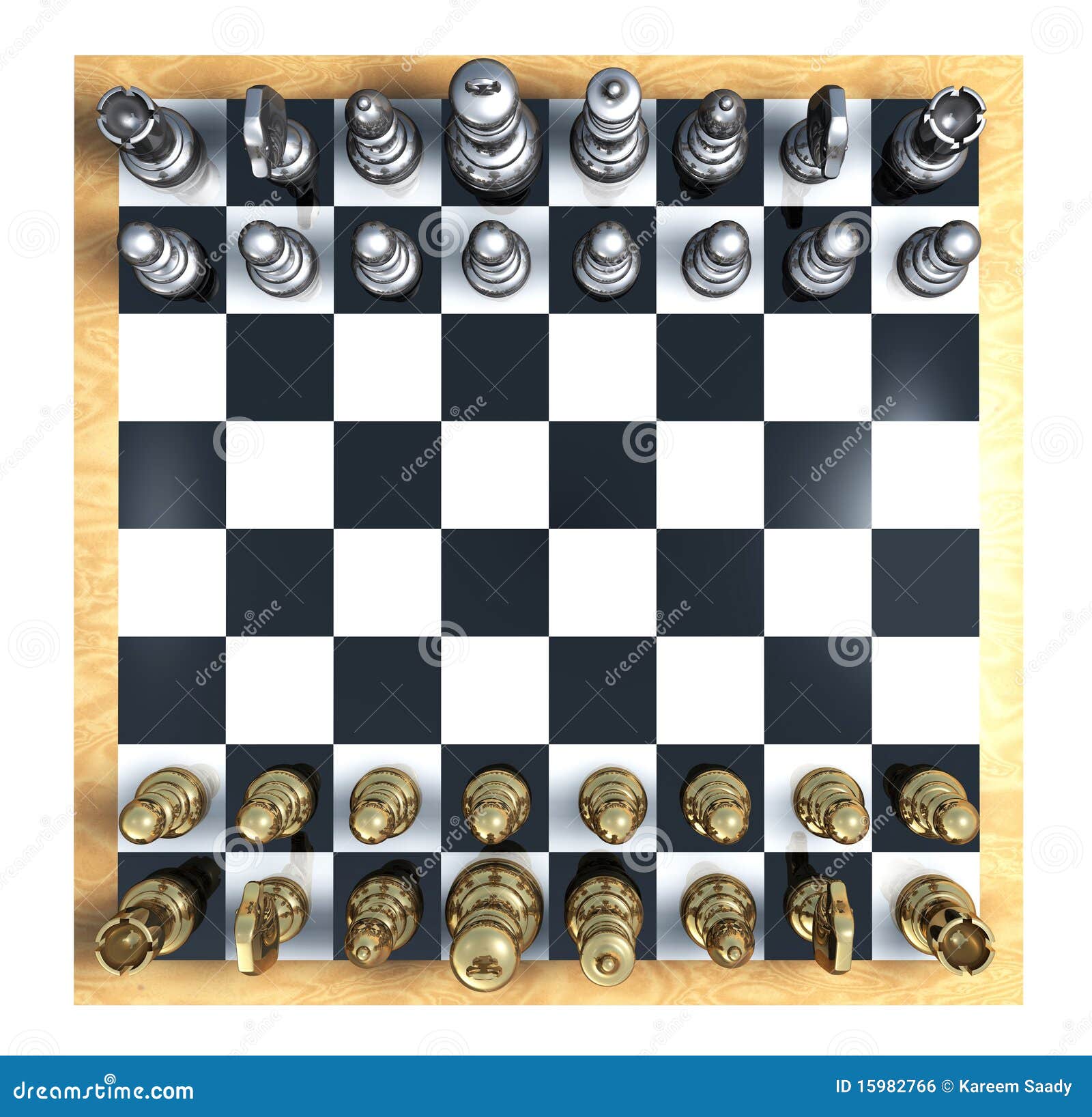 Chess Top View stock illustration. Illustration of conflict - 15982766