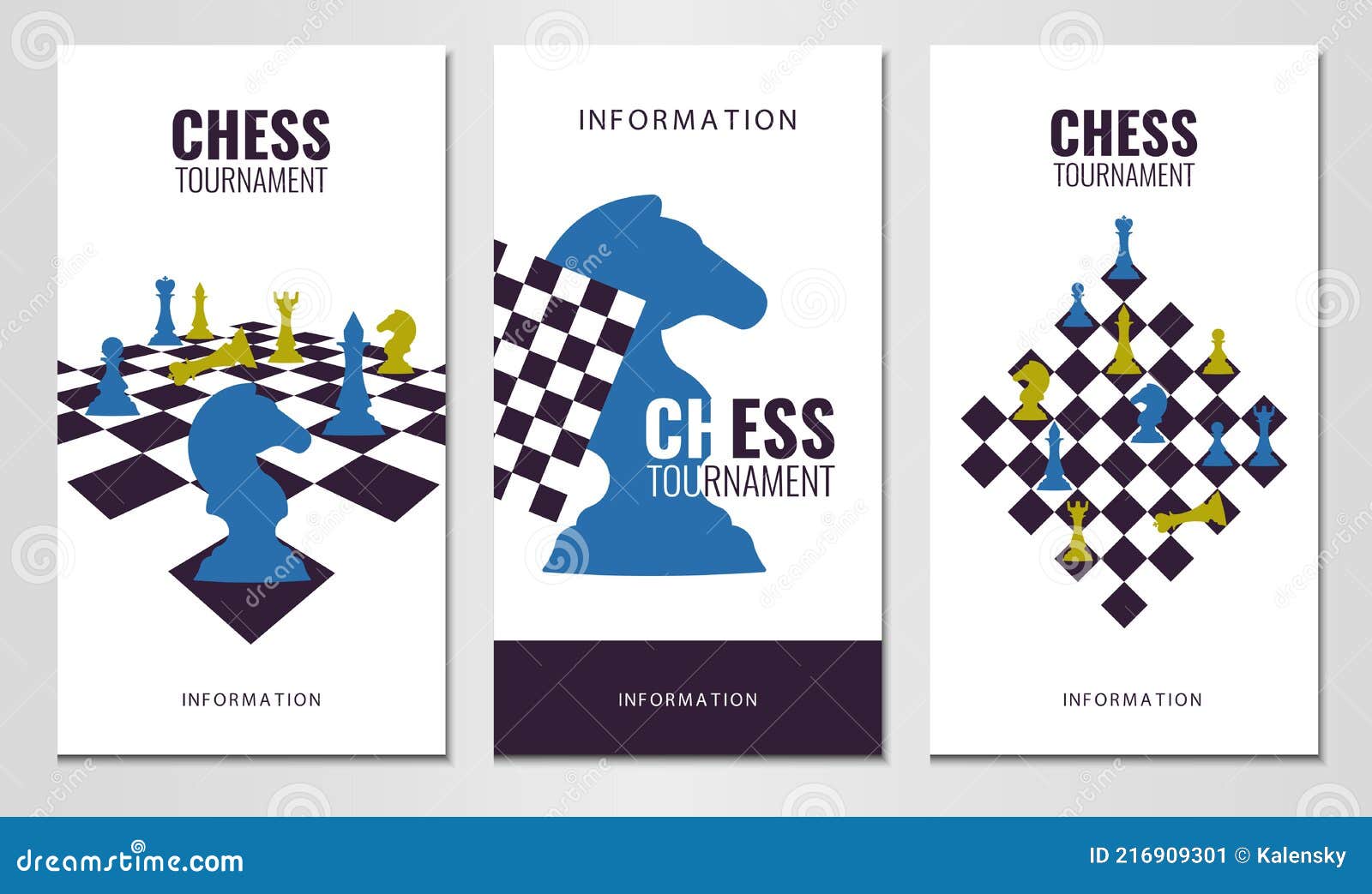 Chess tournament banner stock illustration. Illustration of company ...