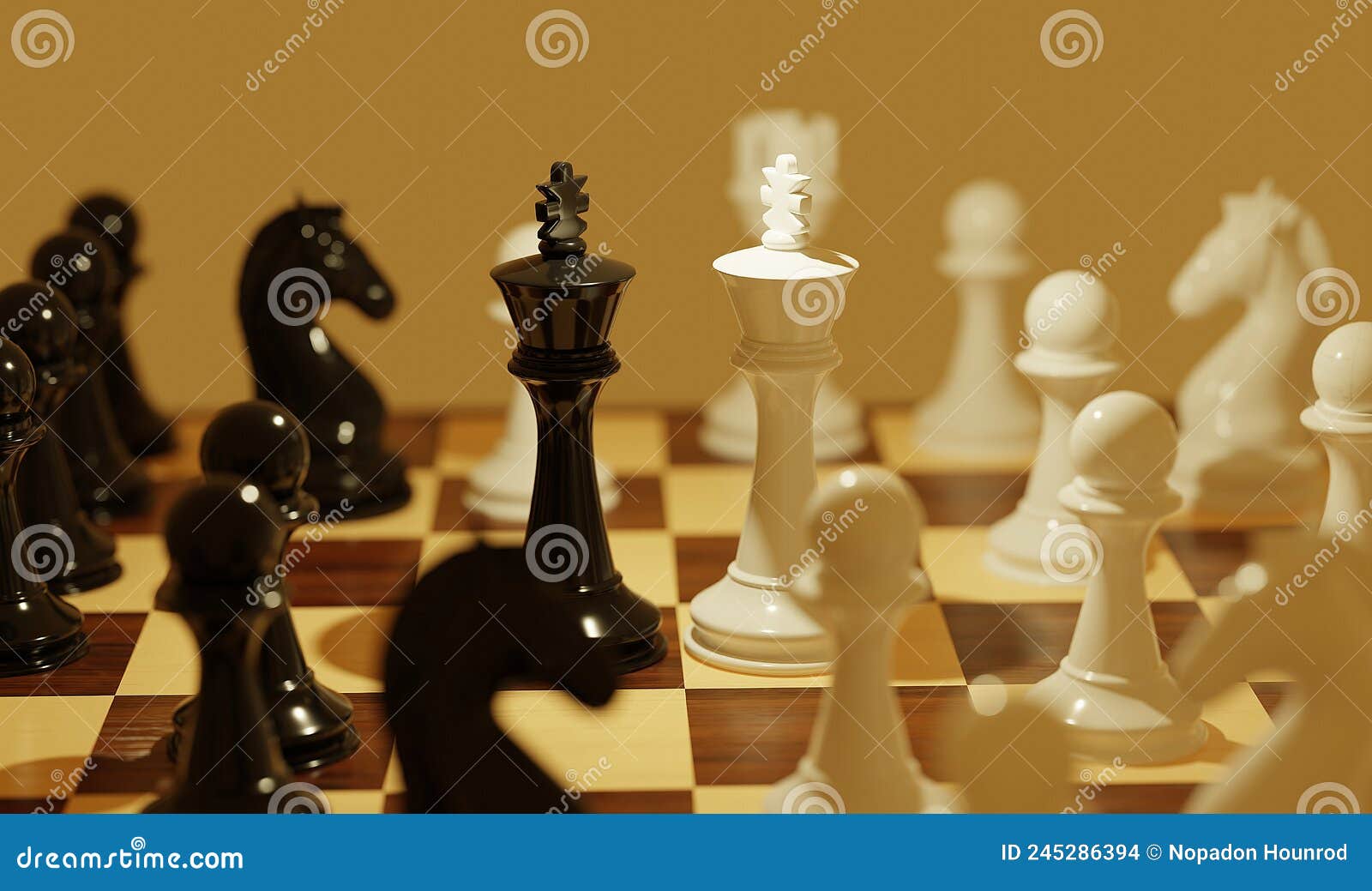 Chess Is A Two-player Board Game Played Royalty-Free Stock Image ...
