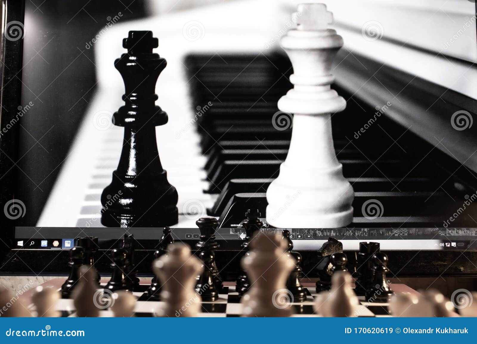 Chess, these are always Unexpected Moves and Situations Stock Image ...