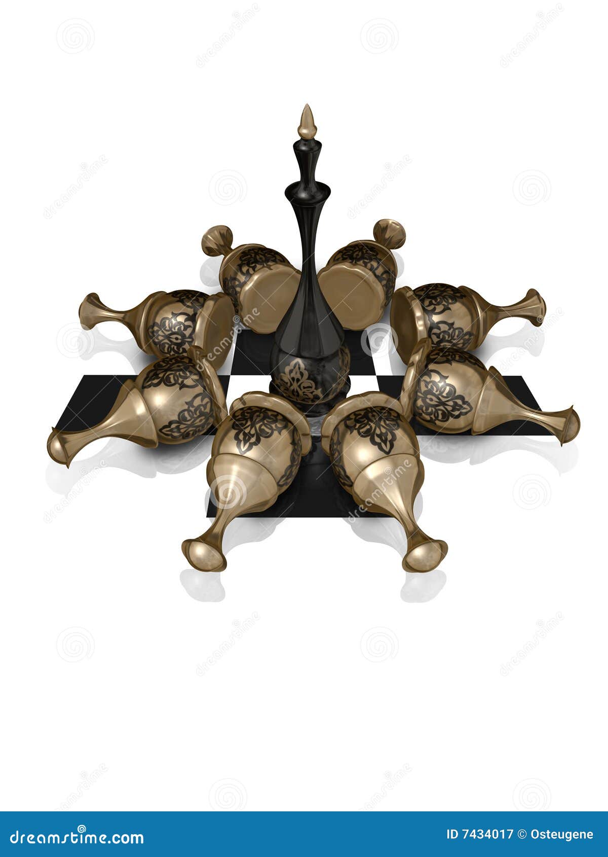 Chess victory stock illustration. Illustration of shiny - 7434017