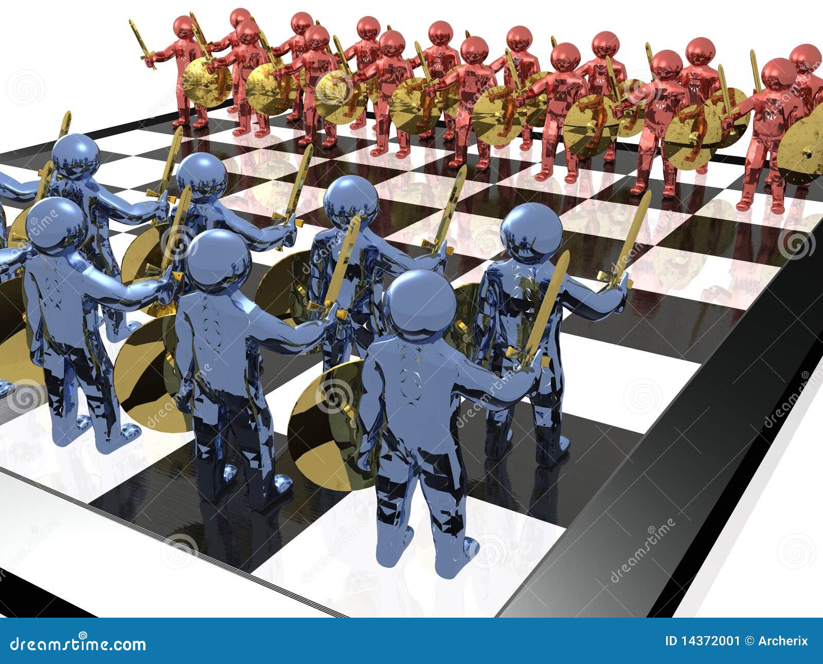 Chess Warriors Royalty-Free Stock Photo | CartoonDealer.com #14372001