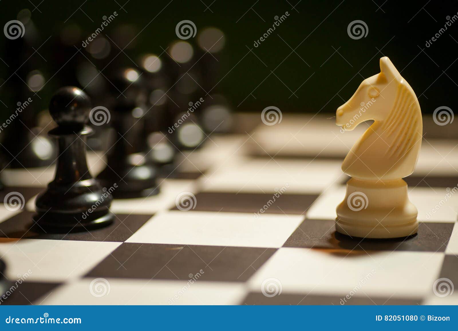 Chess white horse moving stock photo. Image of piece - 82051080