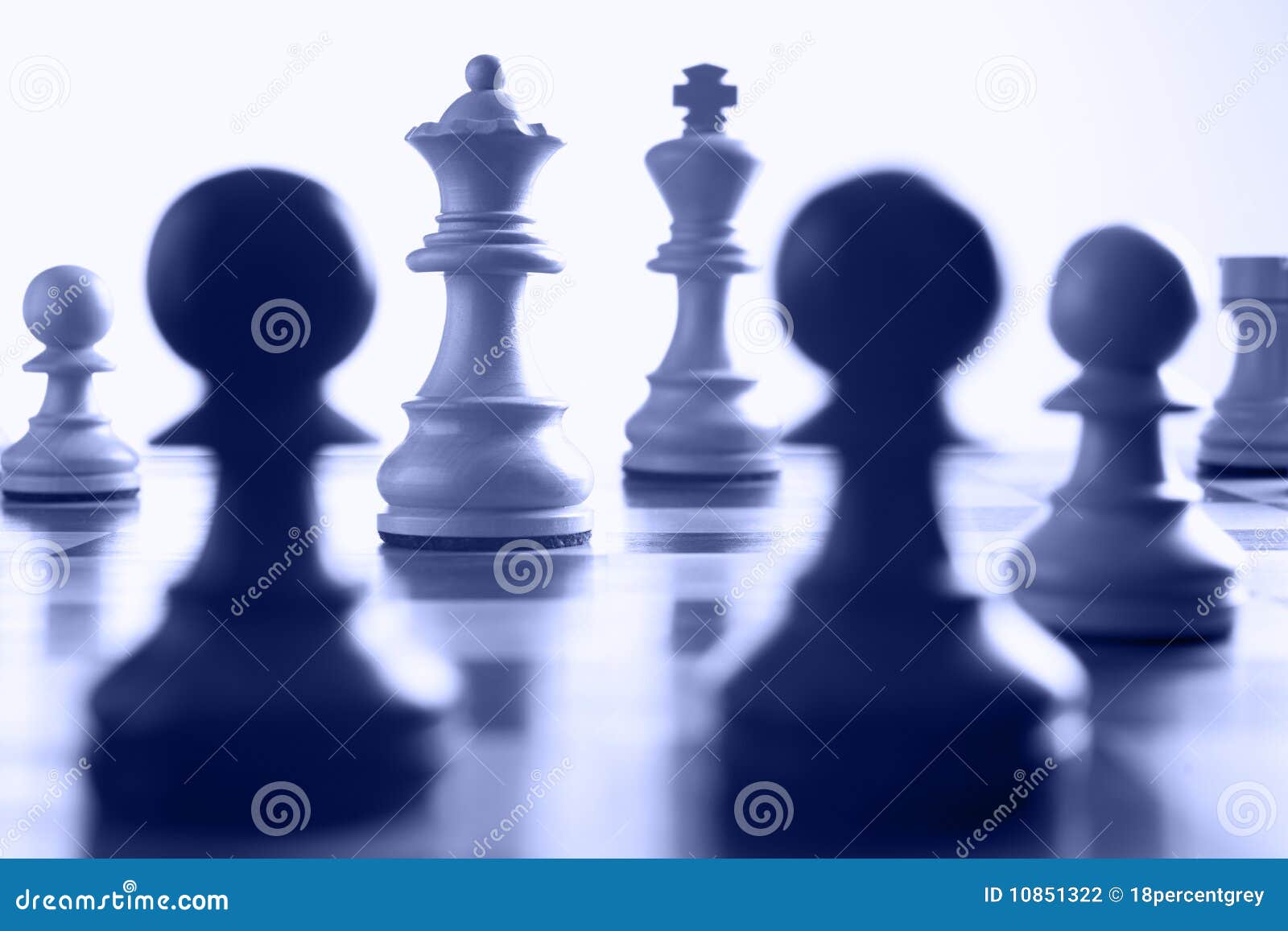 Chess White Queen on the Attack Stock Photo - Image of intelligence ...