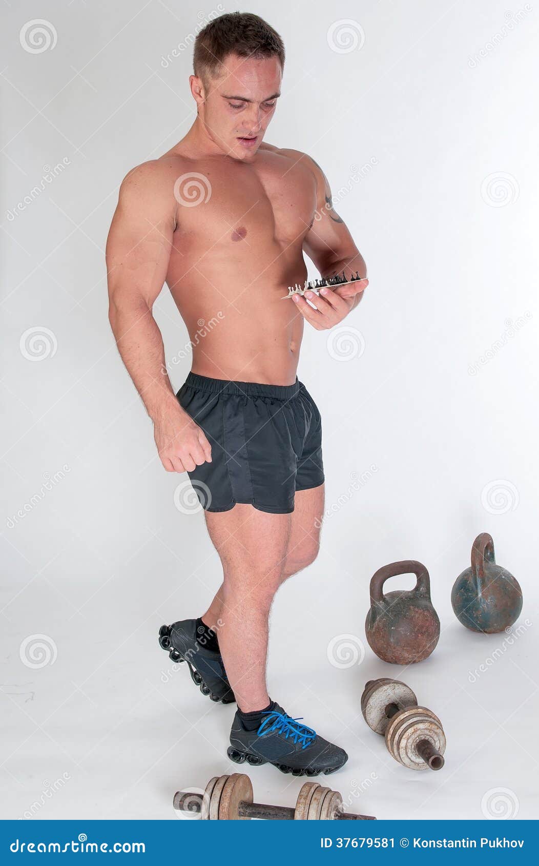 Chess workout stock image. Image of game, decision, bodybuilder - 37679581