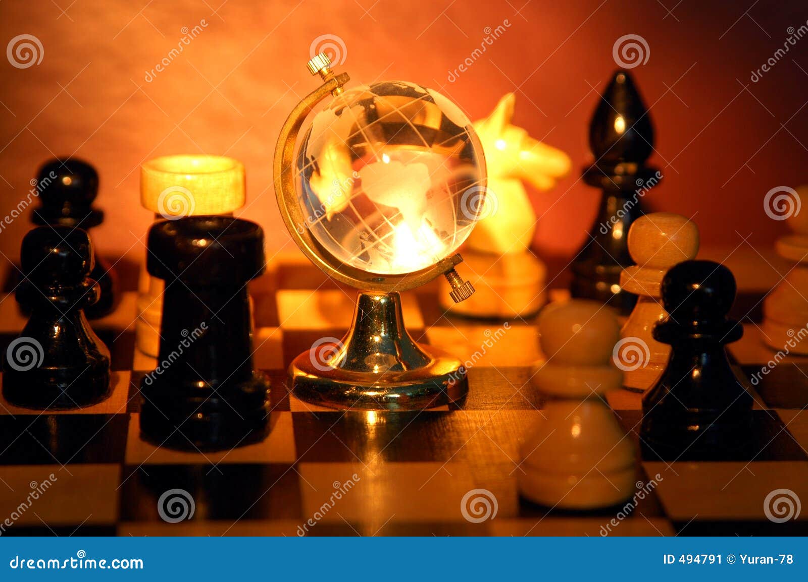 Chess and world stock image. Image of black, white, horse - 494791