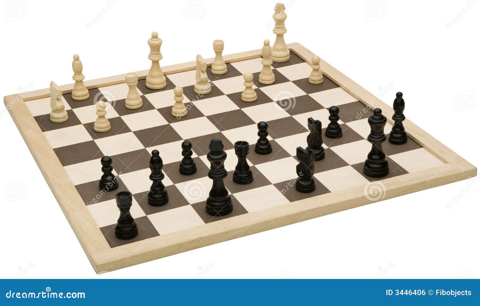 Chessboard stock photo. Image of clipping, king, bishop - 3446406