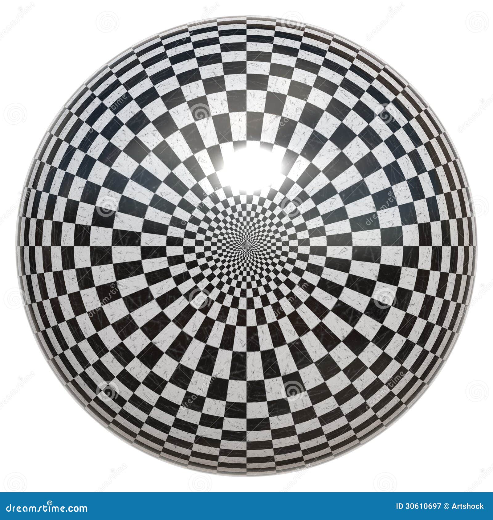 Chessboard ball stock illustration. Illustration of ball - 30610697