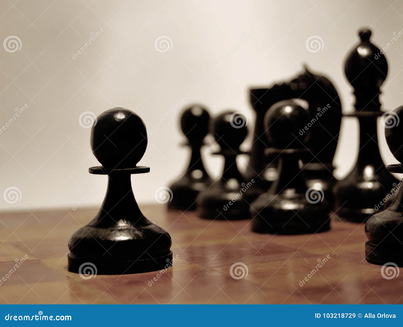 Chessboard, black pawn stock image. Image of chessboard - 103218729