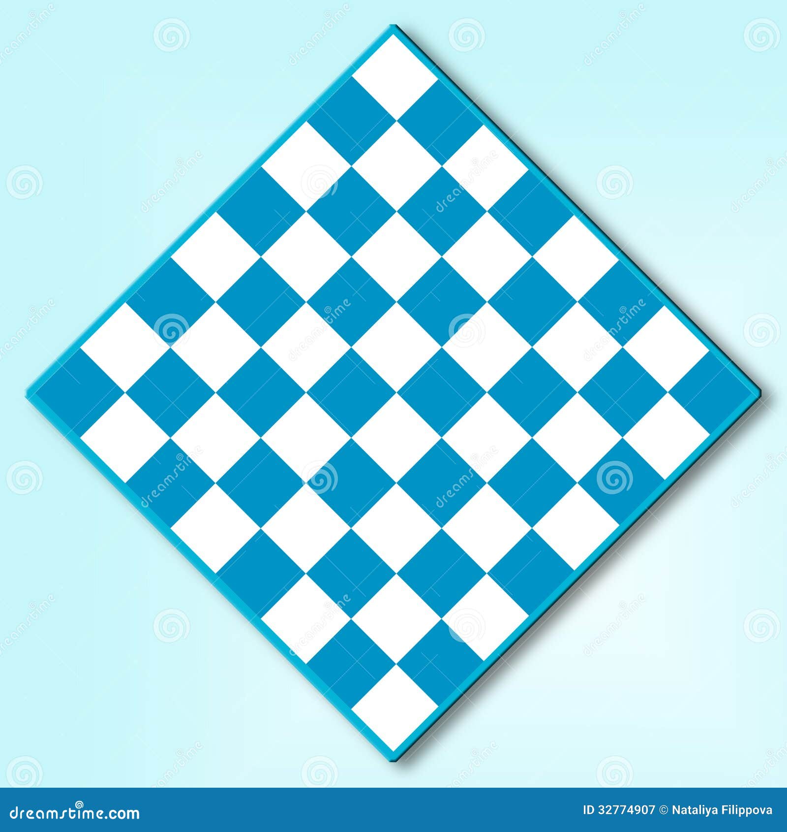 Chessboard stock illustration. Illustration of blue, abstract - 32774907