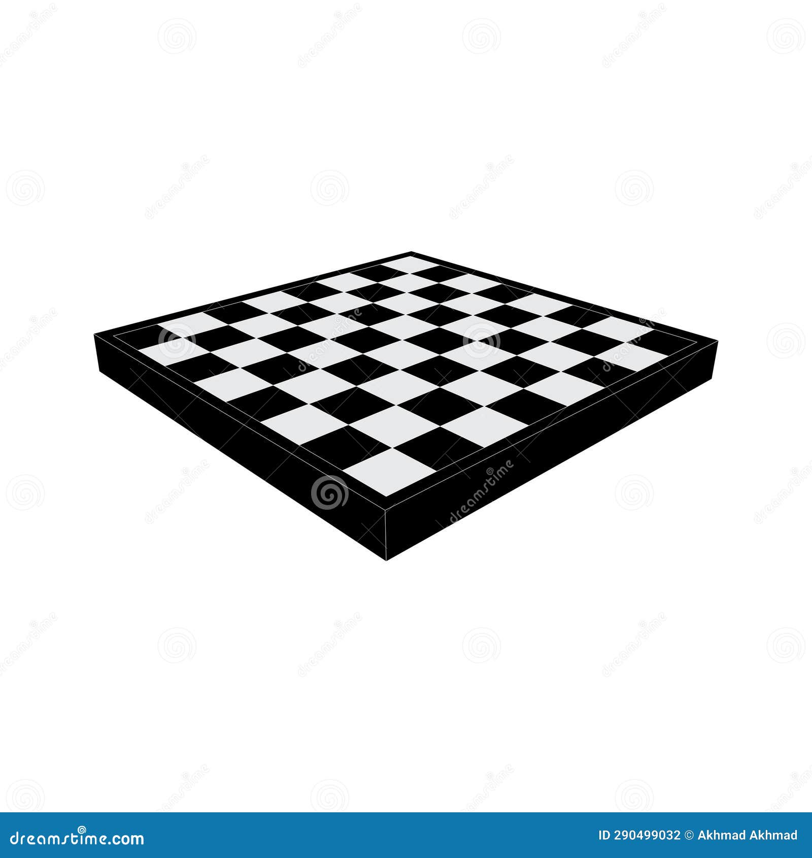 Chessboard icon stock vector. Illustration of move, game - 290499032