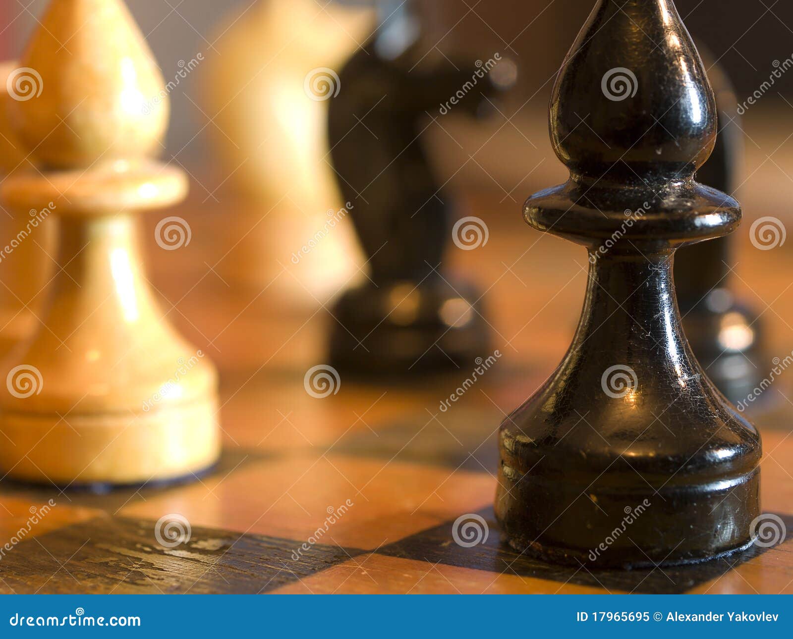 Chessmen stock image. Image of check, move, advantage - 17965695