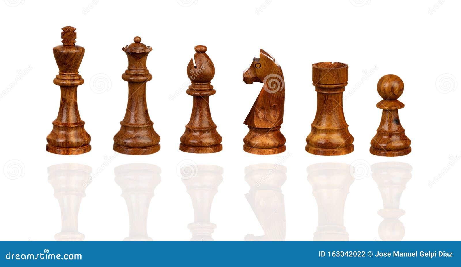 Chessmen Isolated on White stock photo. Image of move - 163042022