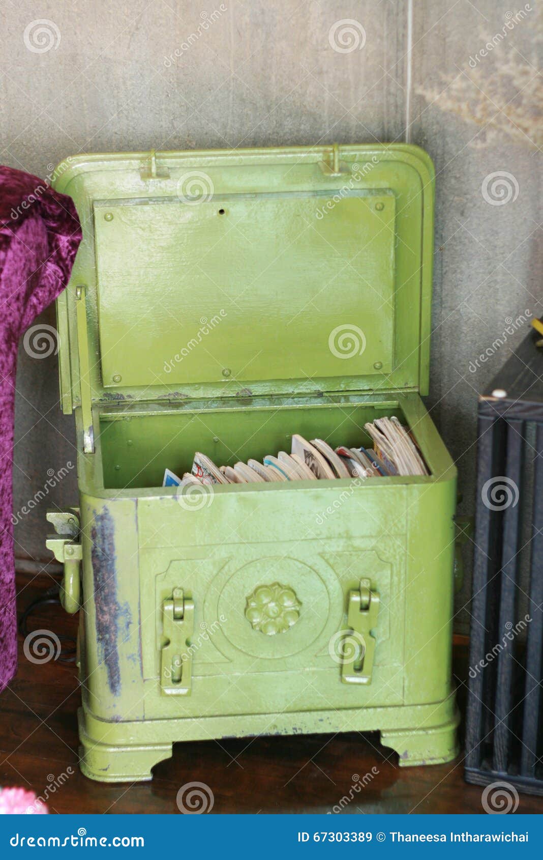 Chest of books stock image. Image of education, metal - 67303389