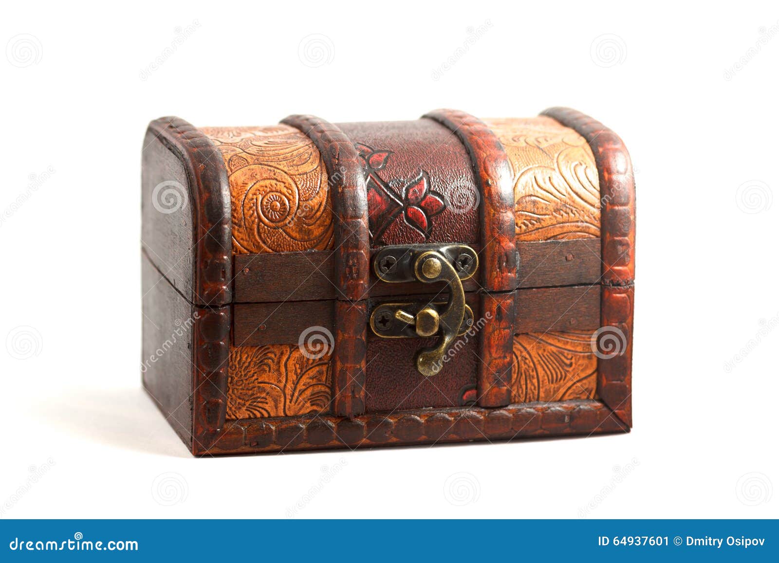 Chest Box Isolated on White Stock Image - Image of furniture, crate ...