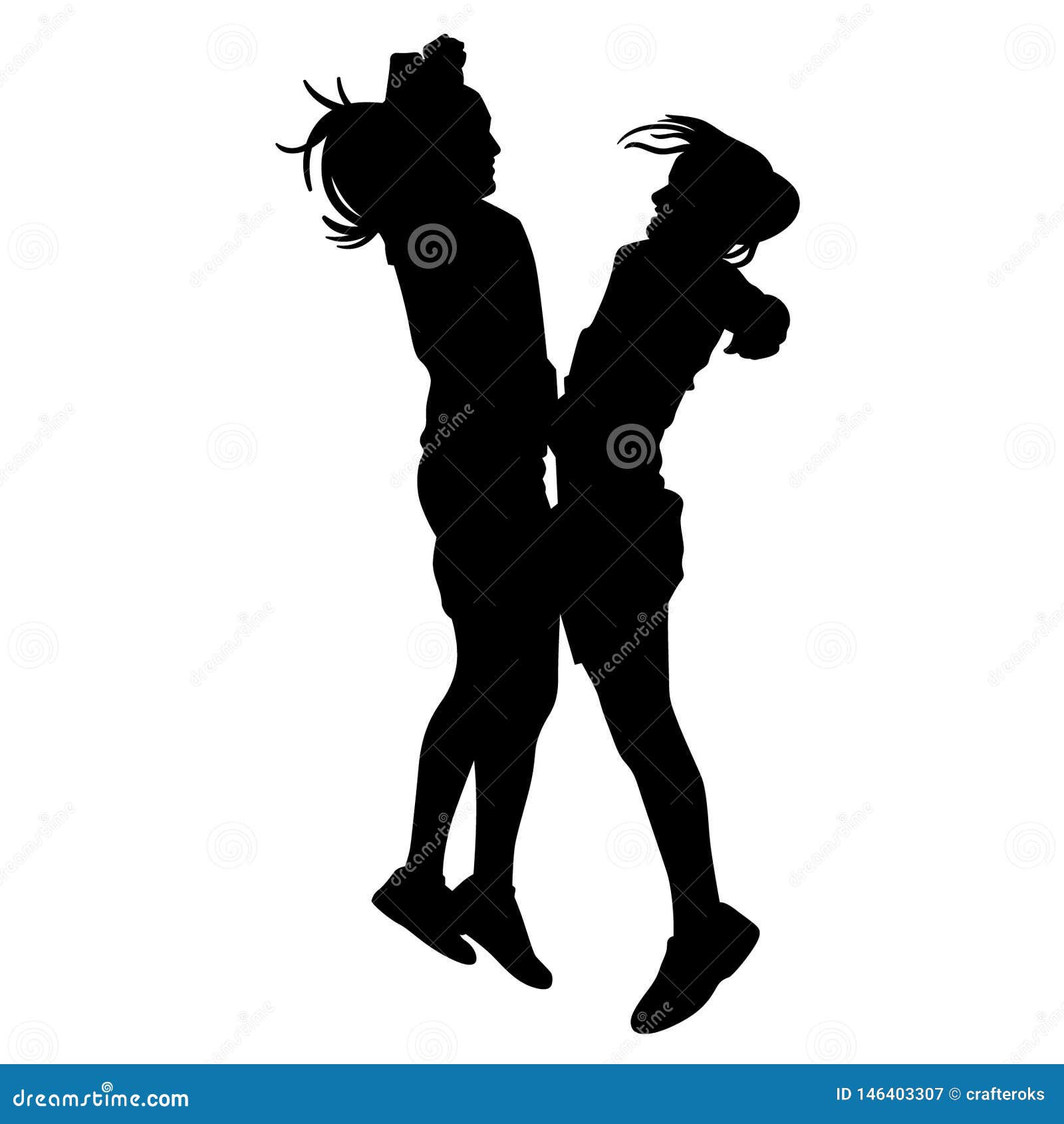 Chest Bump Vector Illustration by Crafteroks Stock Vector ...