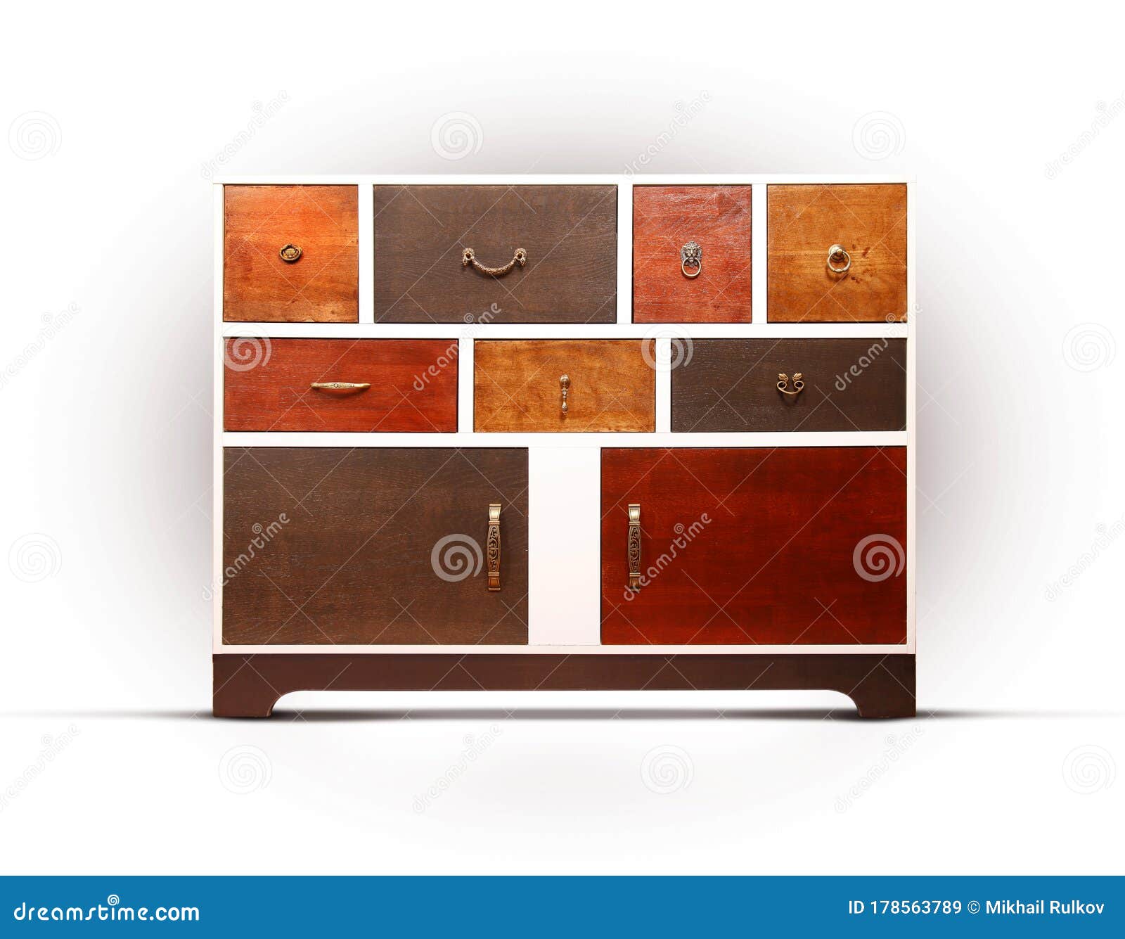 Chest of drawers stock image. Image of interior, storage - 178563789