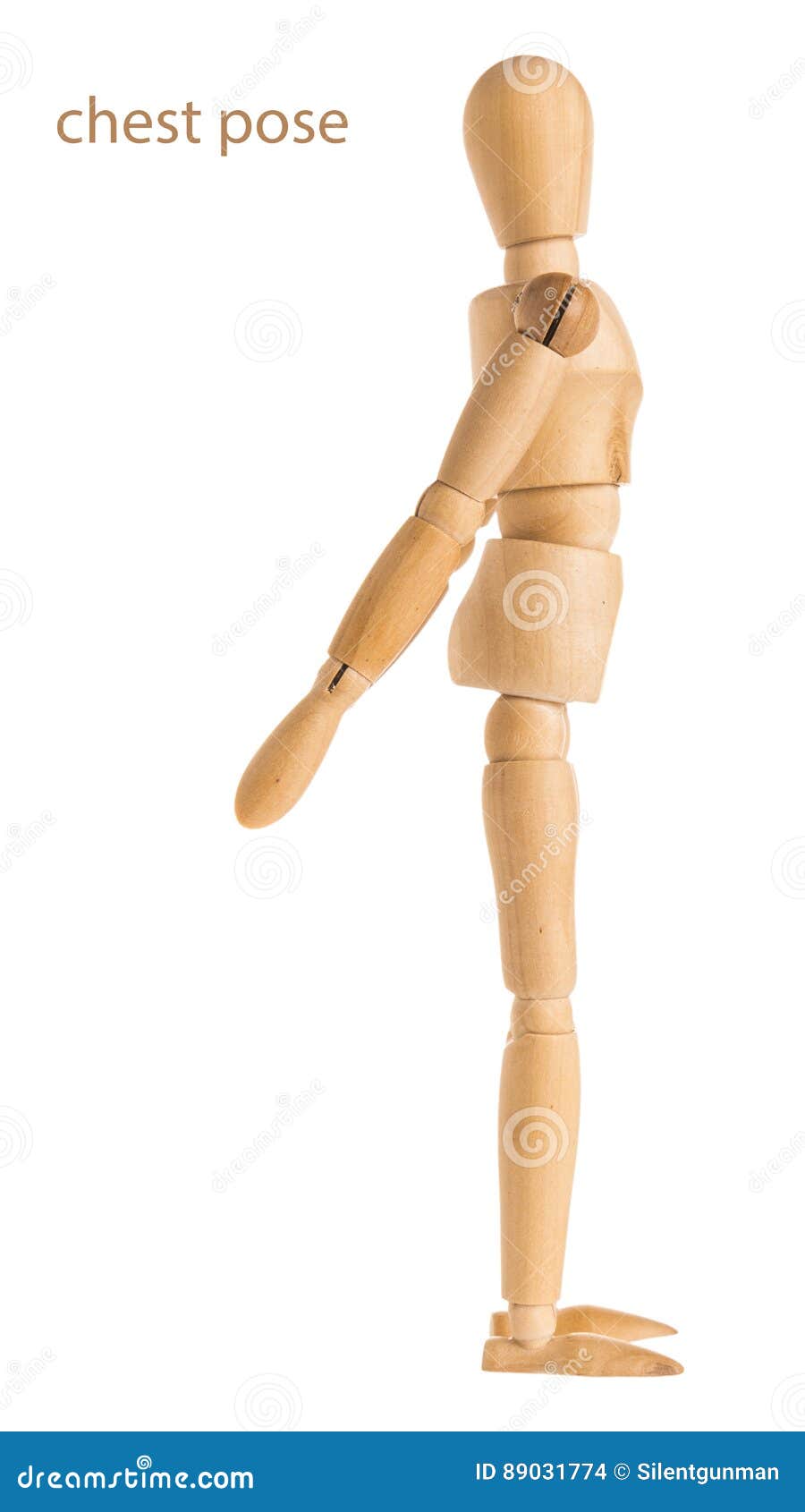 Chest exercise pose stock photo. Image of gesture, exercising - 89031774