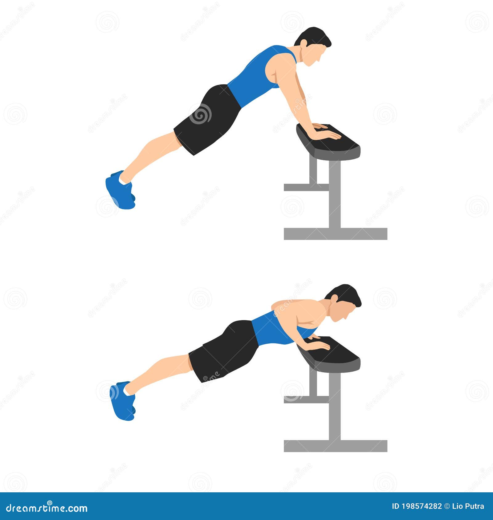 Exercises Bench Stock Illustrations – 616 Exercises Bench Stock ...