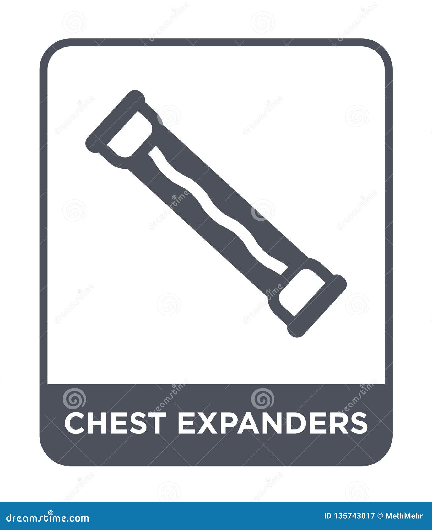Chest Expanders Icon. Thin Linear Chest Expanders Outline Icon Isolated ...