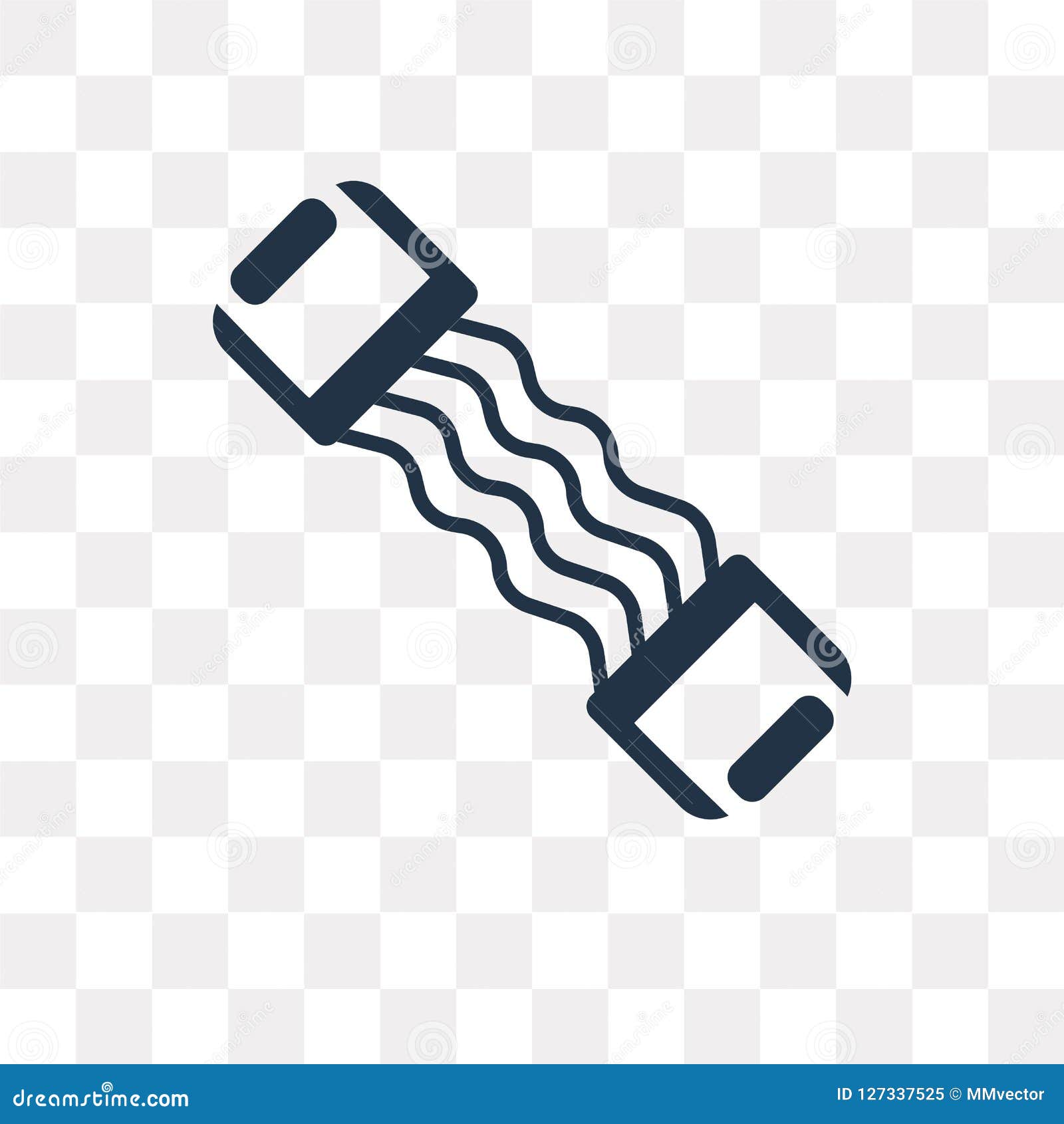 Chest Expanders Vector Icon Isolated On Transparent Background ...