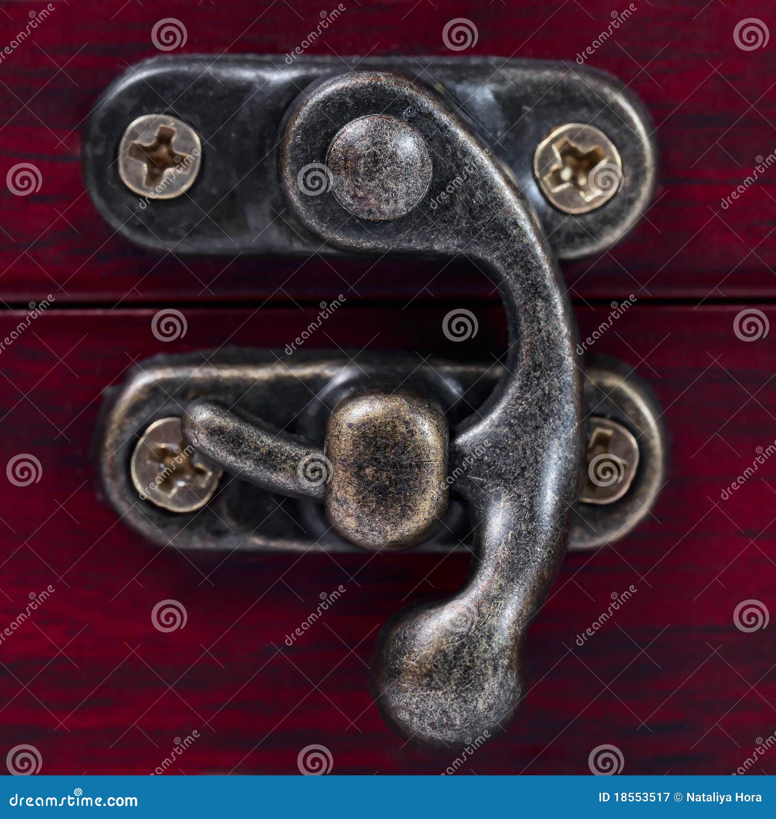 Chest lock stock image. Image of coffer, macro, closing - 18553517