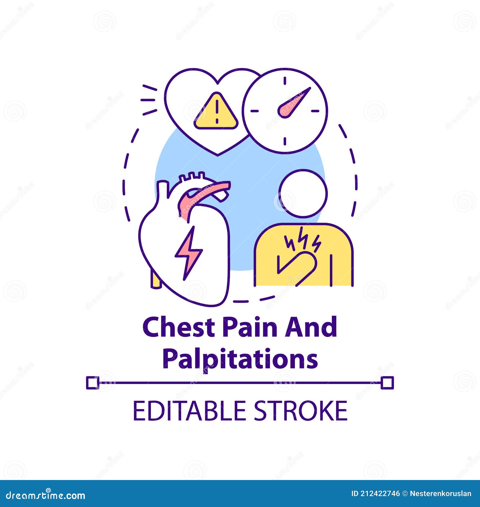 Arrhythmia And Palpitations Concept Icon Cartoon Vector | CartoonDealer ... Arrhythmia And Palpitations Concept Icon Cartoon Vector | CartoonDealer ...