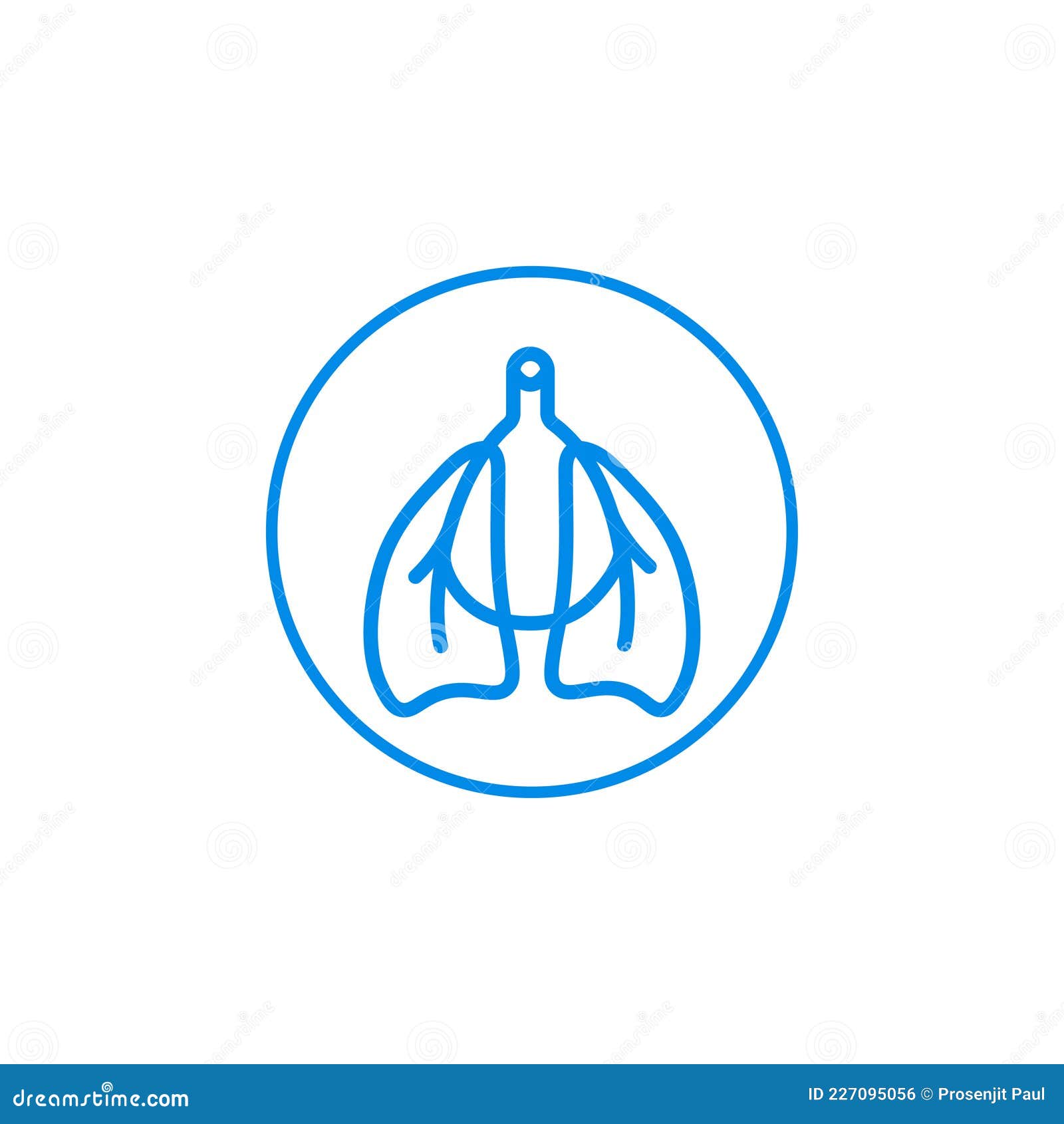 Chest x ray icon vector stock vector. Illustration of thorax - 227095056